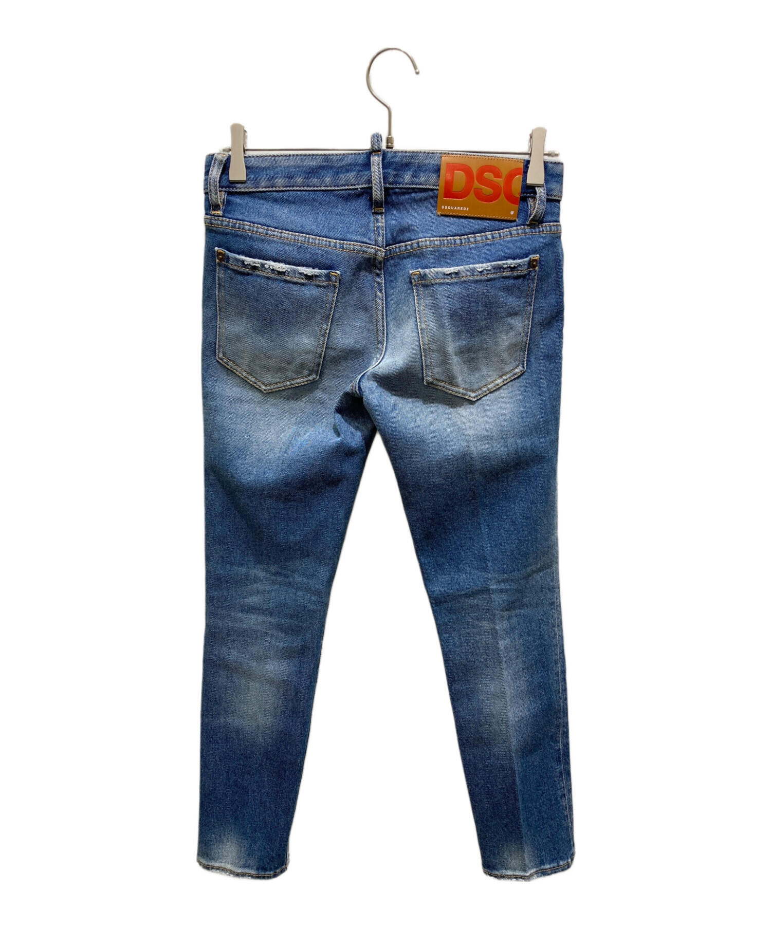 DSQUARED ディースクエアード デニムパンツ レディース 【古着】【中古】 中古・古着通販】DSQUARED2 (ディースクエアード) スキニーデニム