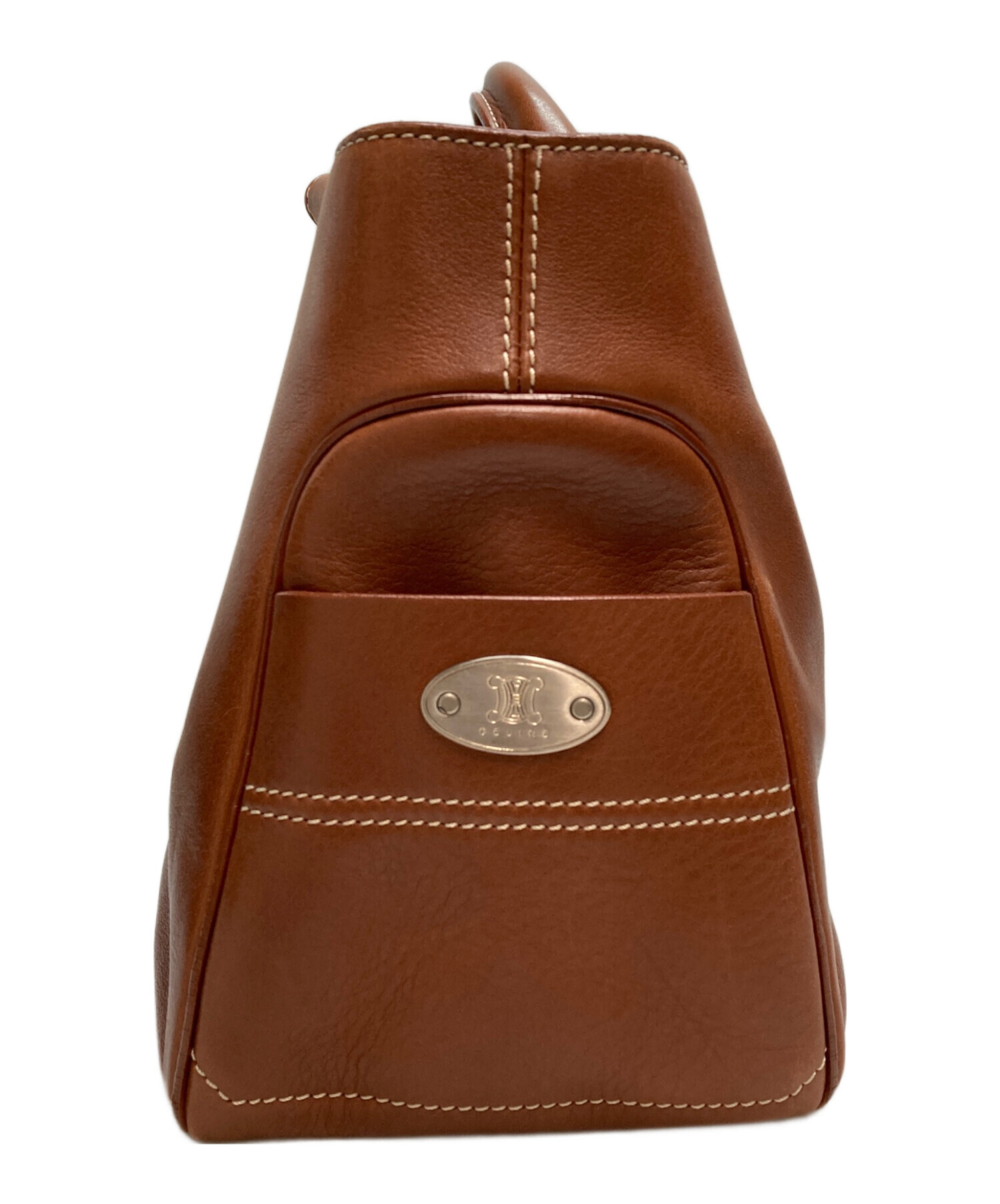 中古・古着通販】CELINE (セリーヌ) ハンドバッグ ブラウン｜ブランド