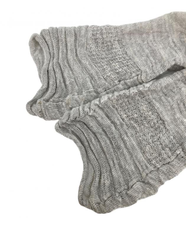 中古・古着通販】Y's (ワイズ) リネン混カーディガン グレー サイズ:2