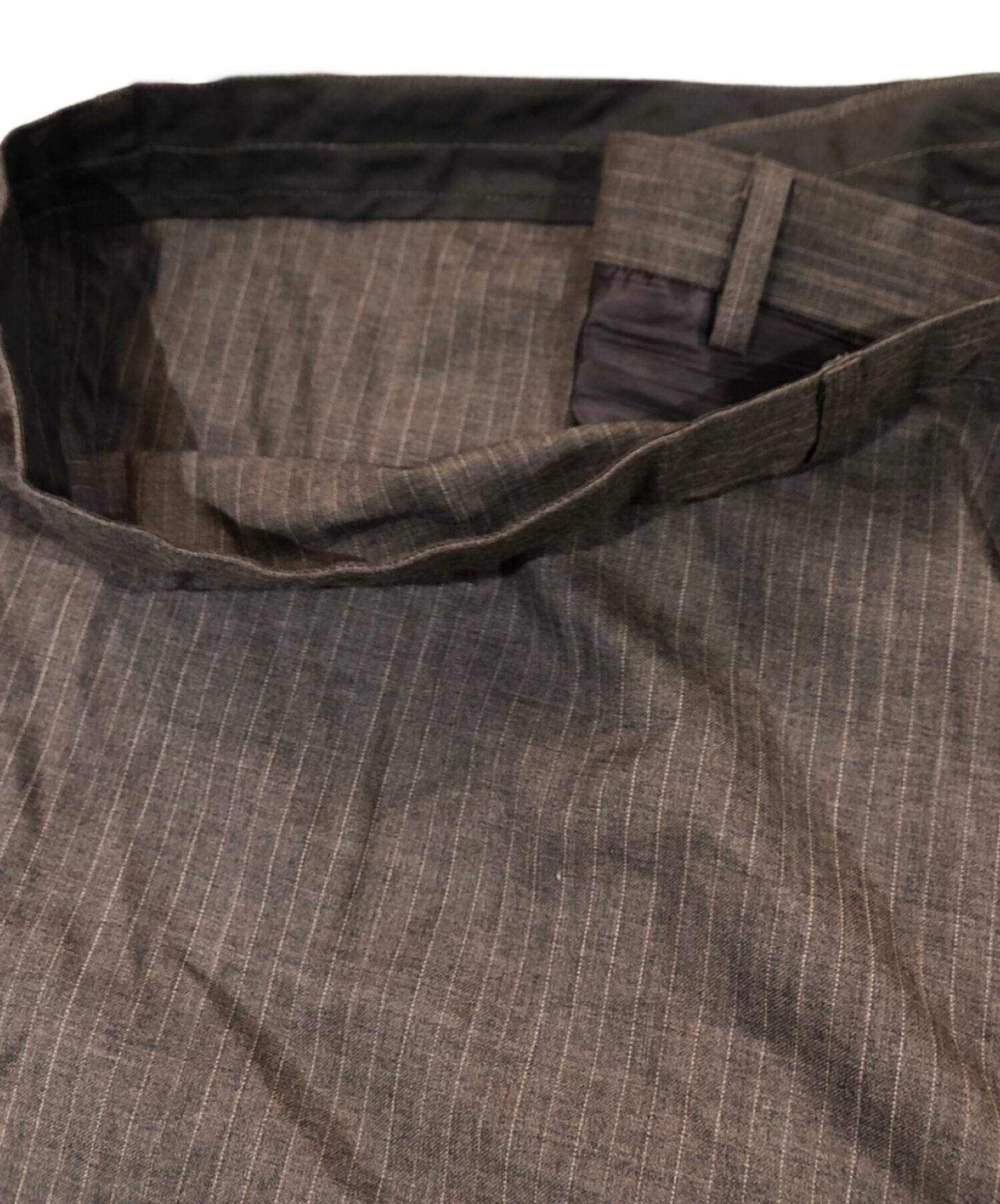 中古・古着通販】Hed Mayner (ヘド メイナー) ストライプラップハーフ