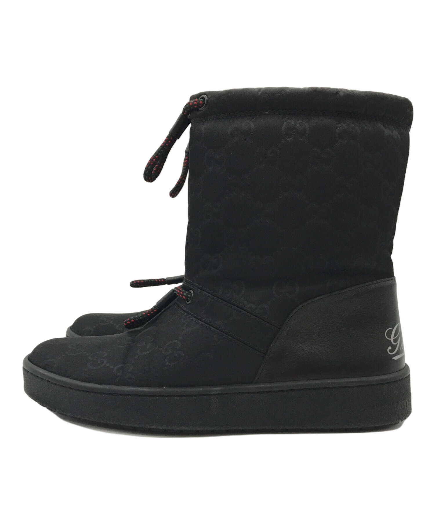 中古・古着通販】GUCCI (グッチ) MIRO'SOFT NERO/NERO BOOTS ブラック