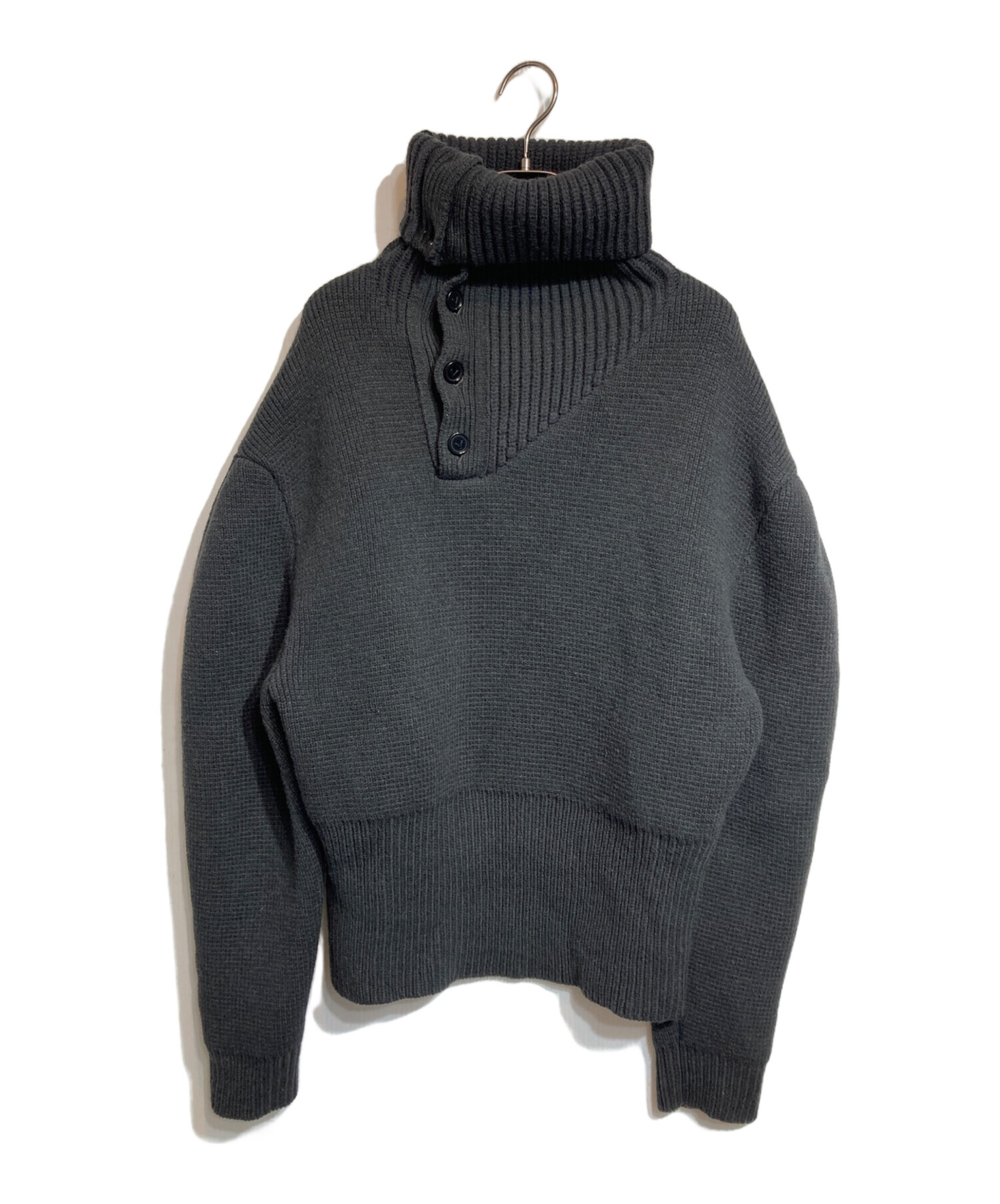 ボッテガヴェネタ サイズ:L  830468 V5LR0 ヘビーウールニットブルゾン 新古品 SB01 中古・古着通販】BOTTEGA VENETA (ボッテガベネタ) ダブルフェイス