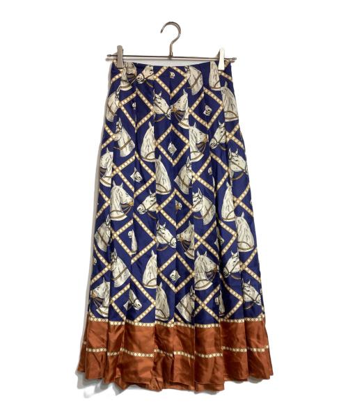 中古・古着通販】GUCCI (グッチ) ホース柄プリーツスカート/馬柄