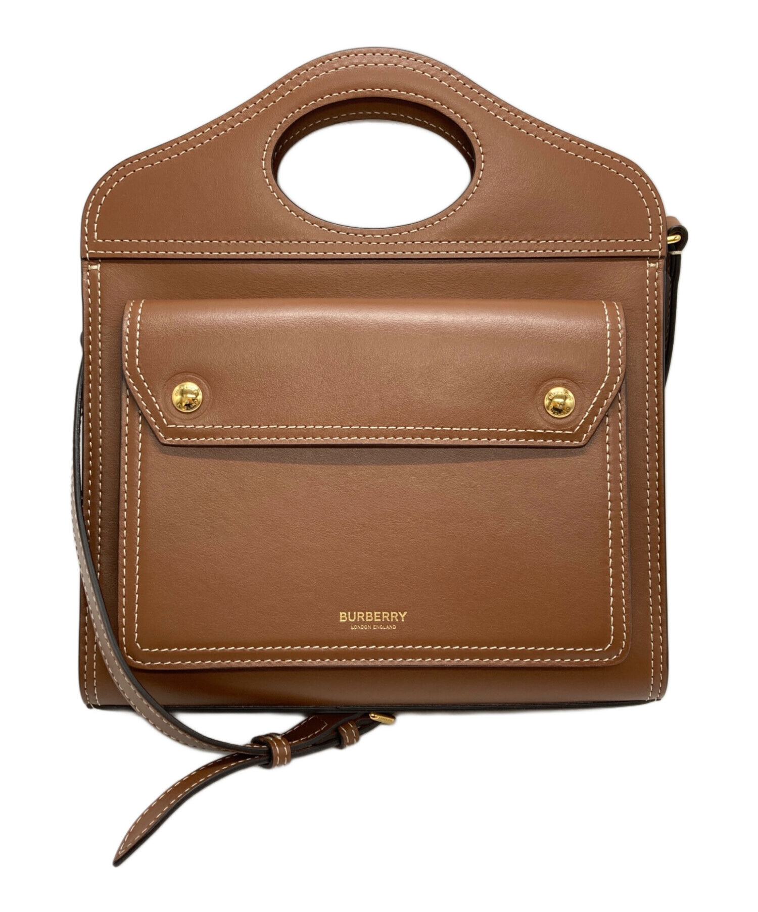 BURBERRY バーバリー バッグ（その他） レディース 【古着】【中古】 中古・古着通販】BURBERRY (バーバリー) ポケットハンドバッグミニ2way