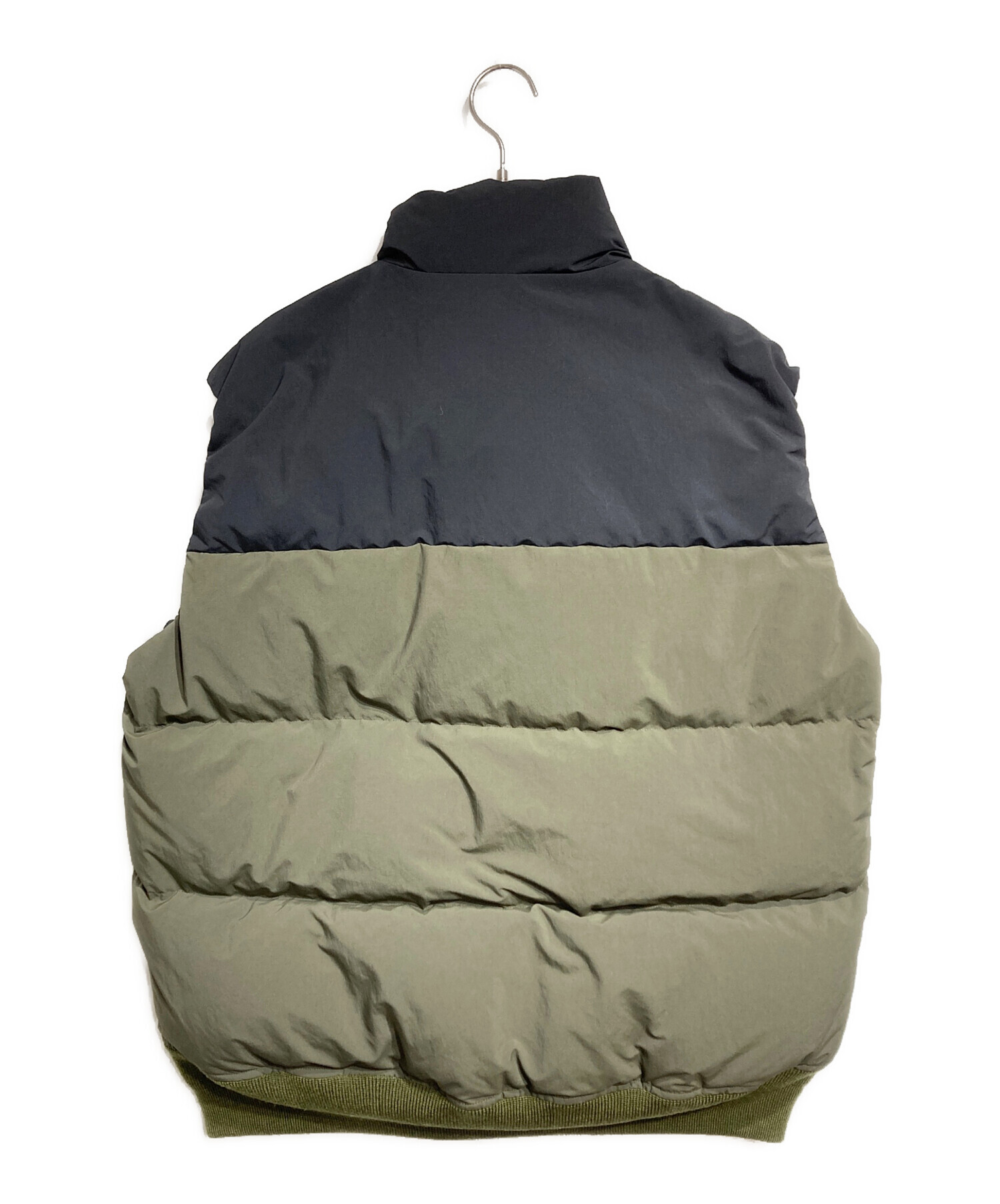 中古・古着通販】sacai (サカイ) Puffer Vest ブラック×オリーブ