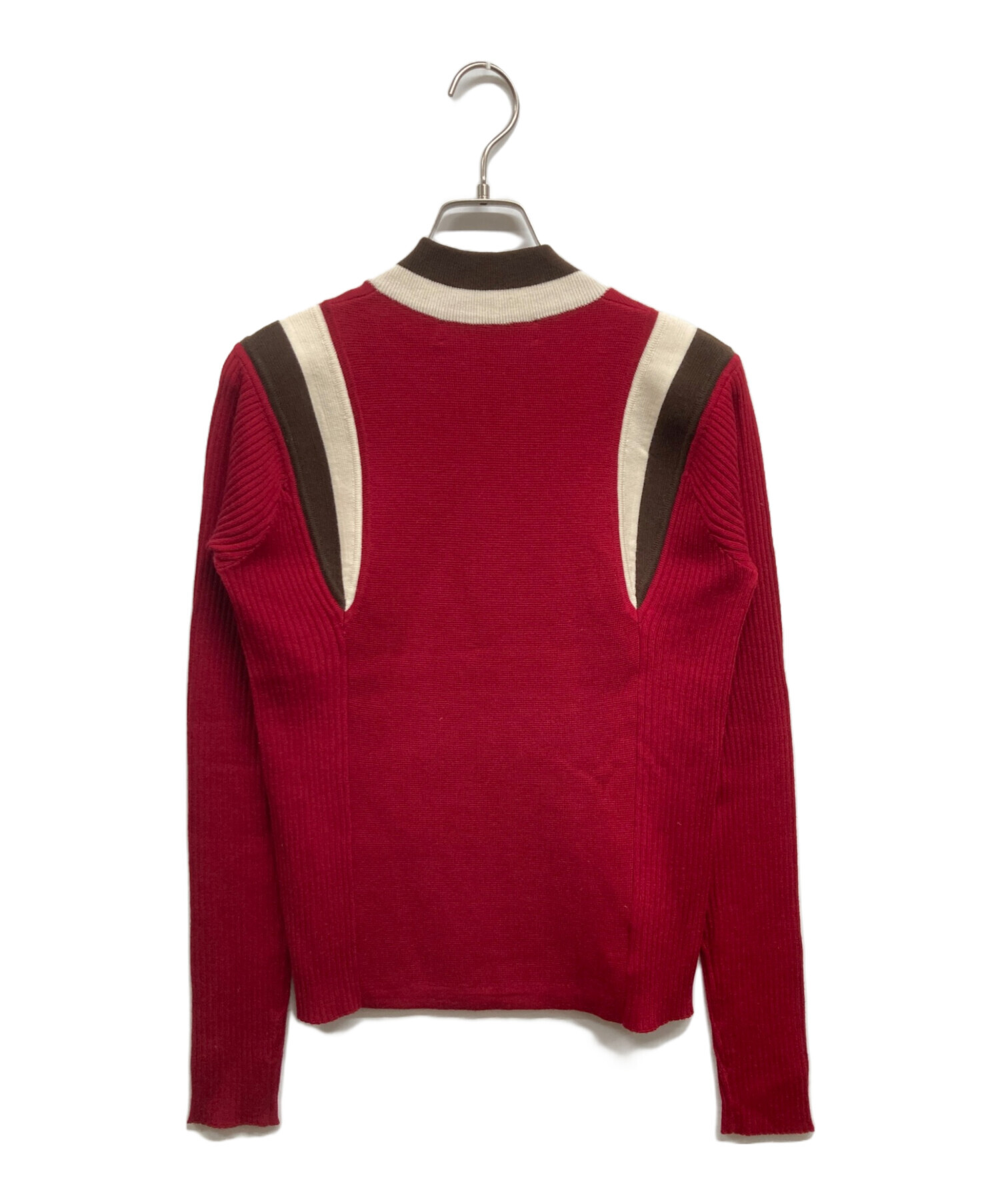 中古・古着通販】MARNI (マルニ) ドライバーズニット レッド サイズ:38