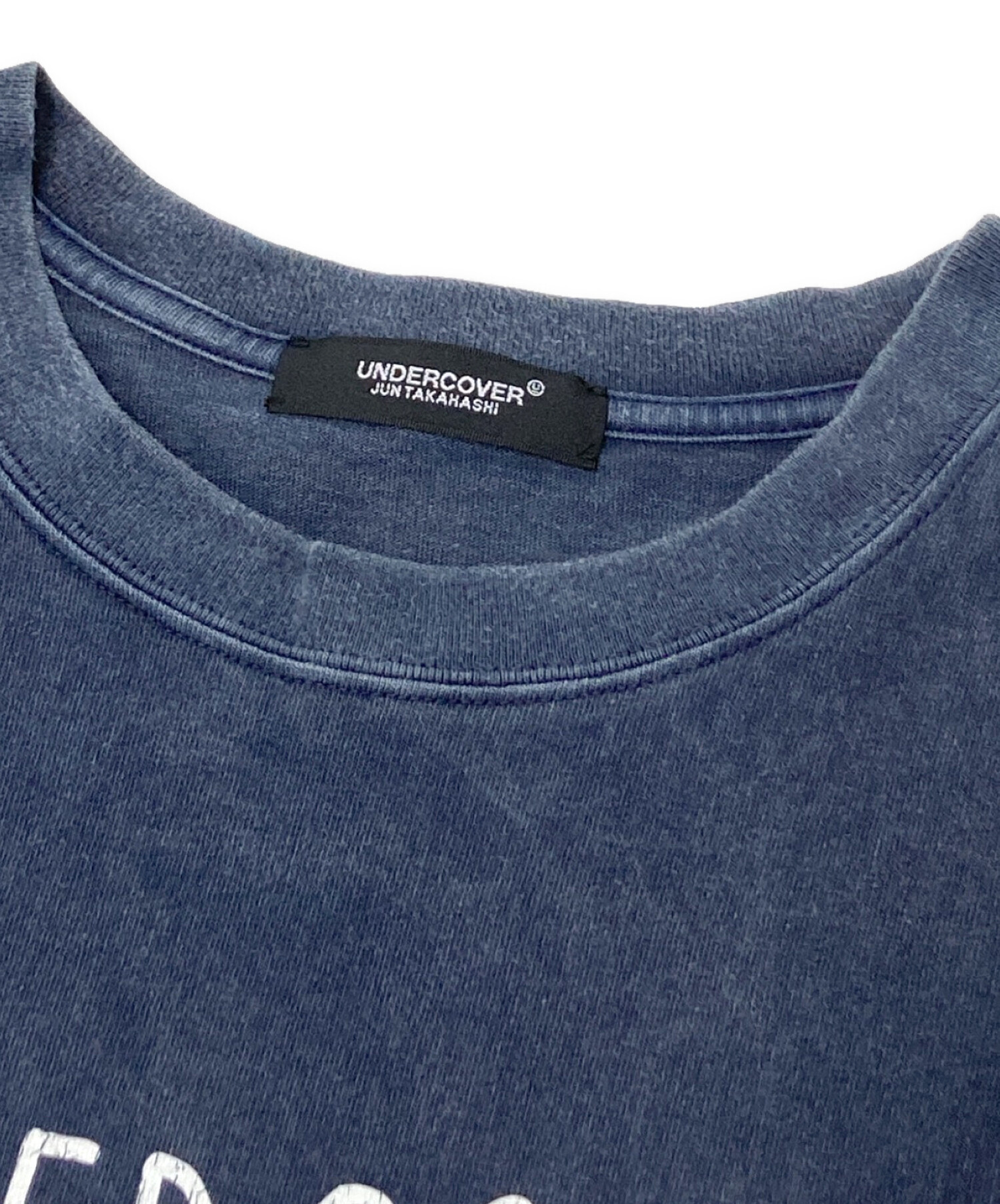 中古・古着通販】UNDERCOVER (アンダーカバー) ヴィンテージ加工ロゴT