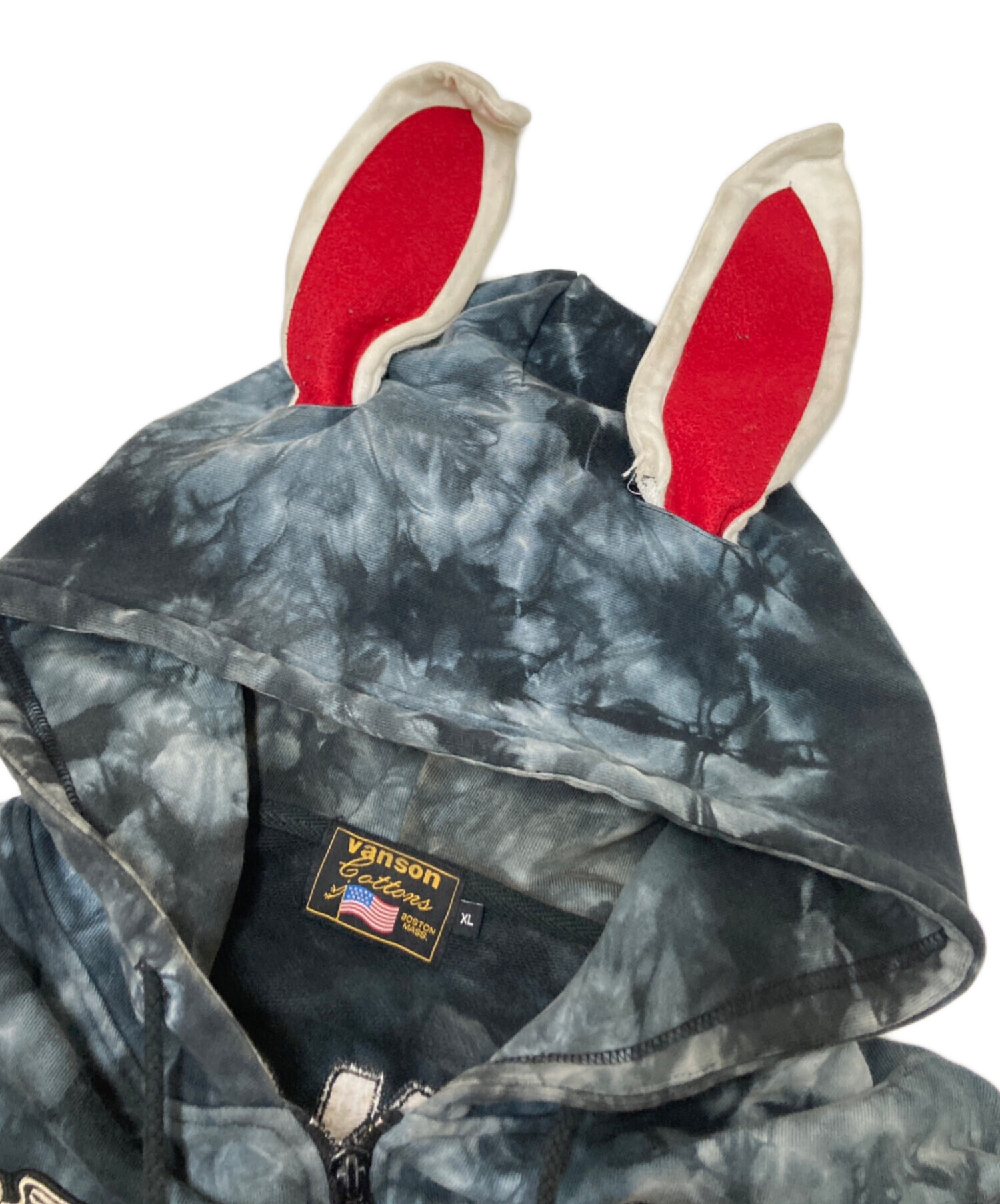中古・古着通販】VANSON (バンソン) パーカー グレー サイズ:XL
