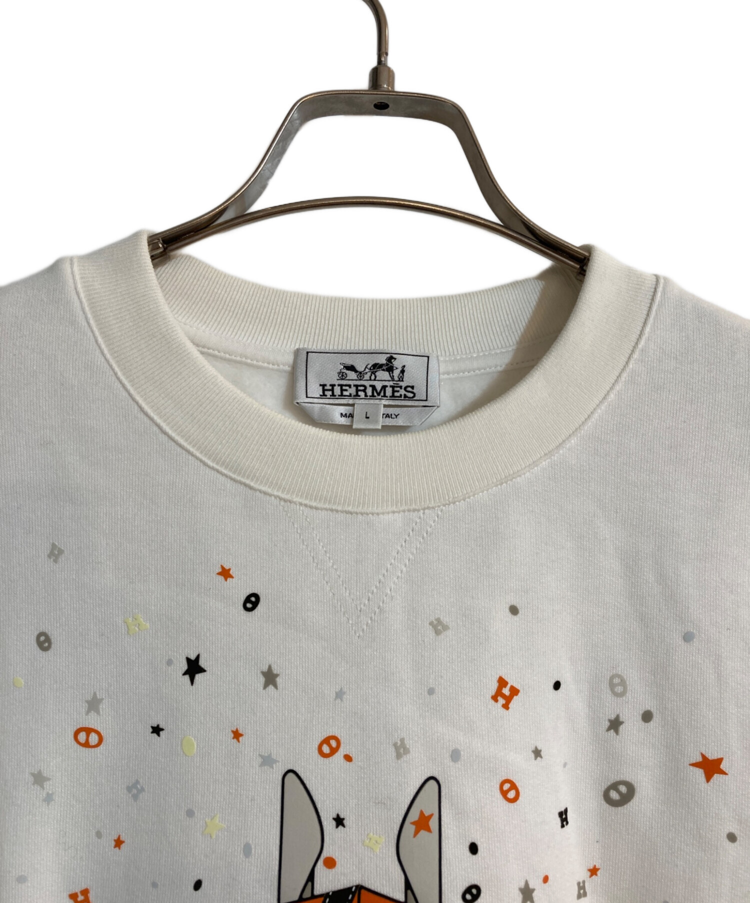 中古・古着通販】HERMES (エルメス) クルーネックスウェット