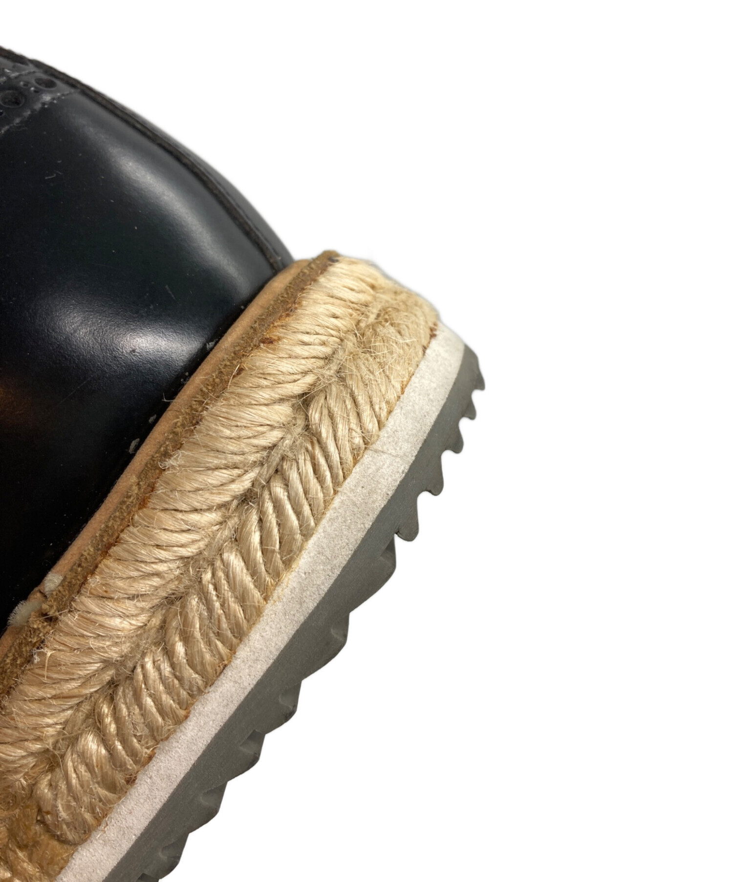 中古・古着通販】PRADA (プラダ) エスパドリーユウィングチップ