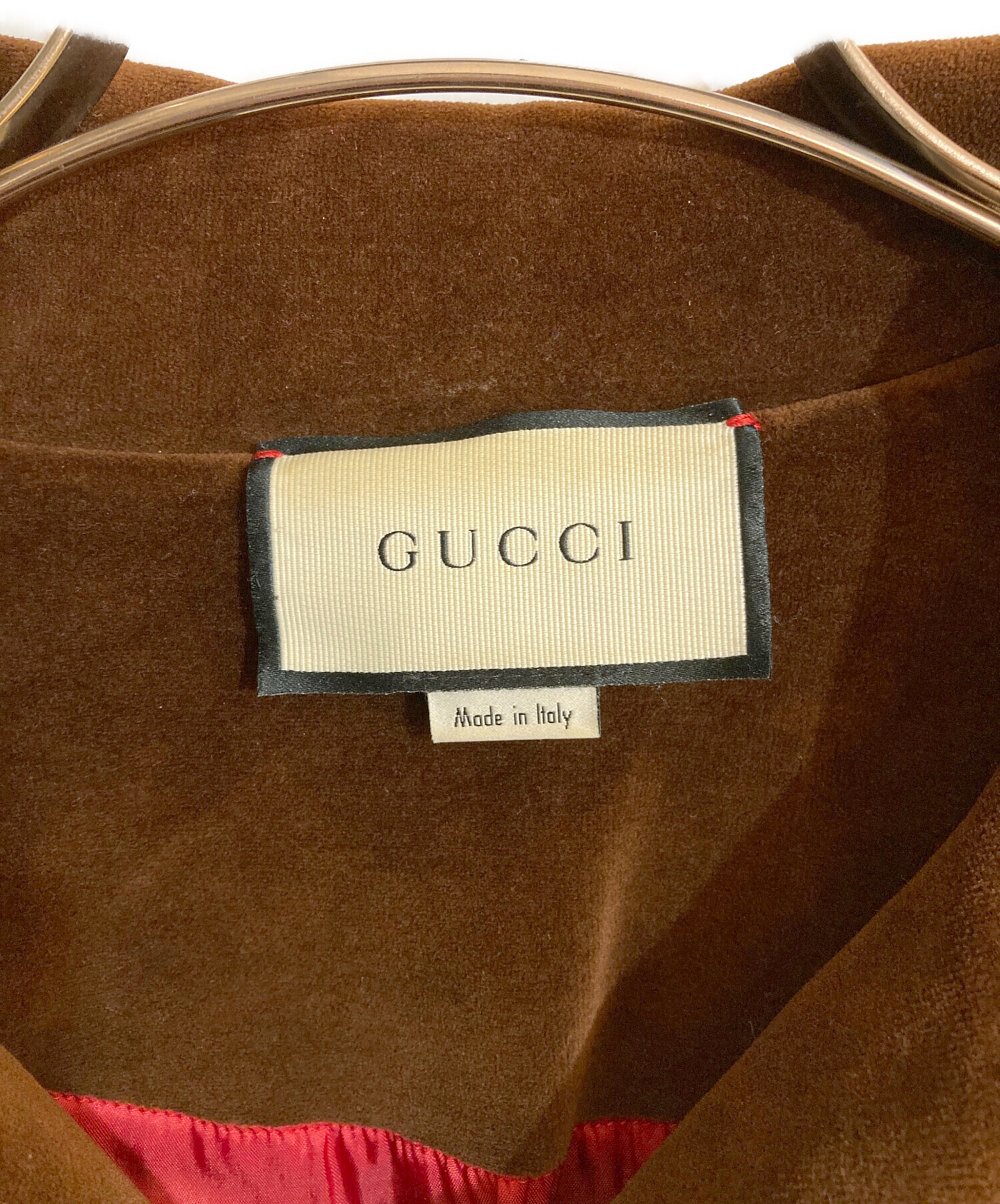 中古・古着通販】GUCCI (グッチ) 切替ホースビットラインブルゾン