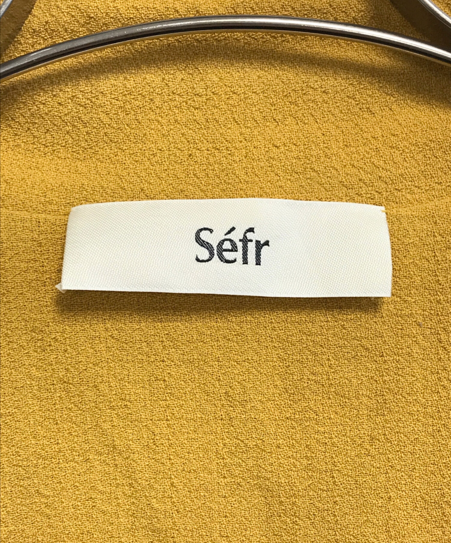 中古・古着通販】Sefr (セファ) 半袖シャツ イエロー サイズ:S