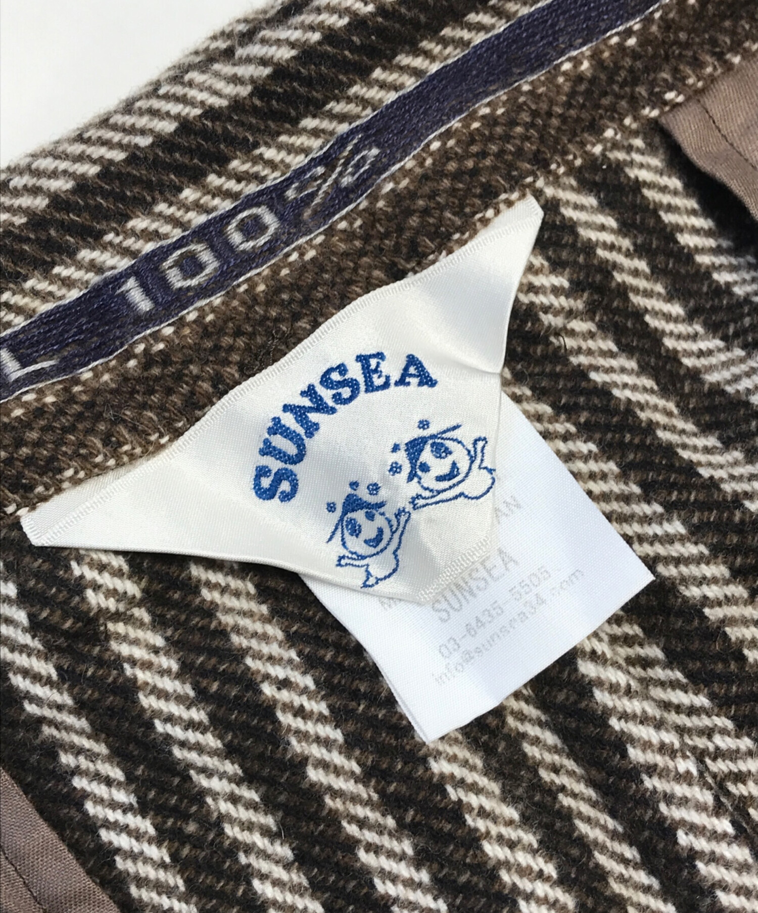 中古・古着通販】SUNSEA (サンシー) CAFFE MOCHA BEACH PANTS ブラウン