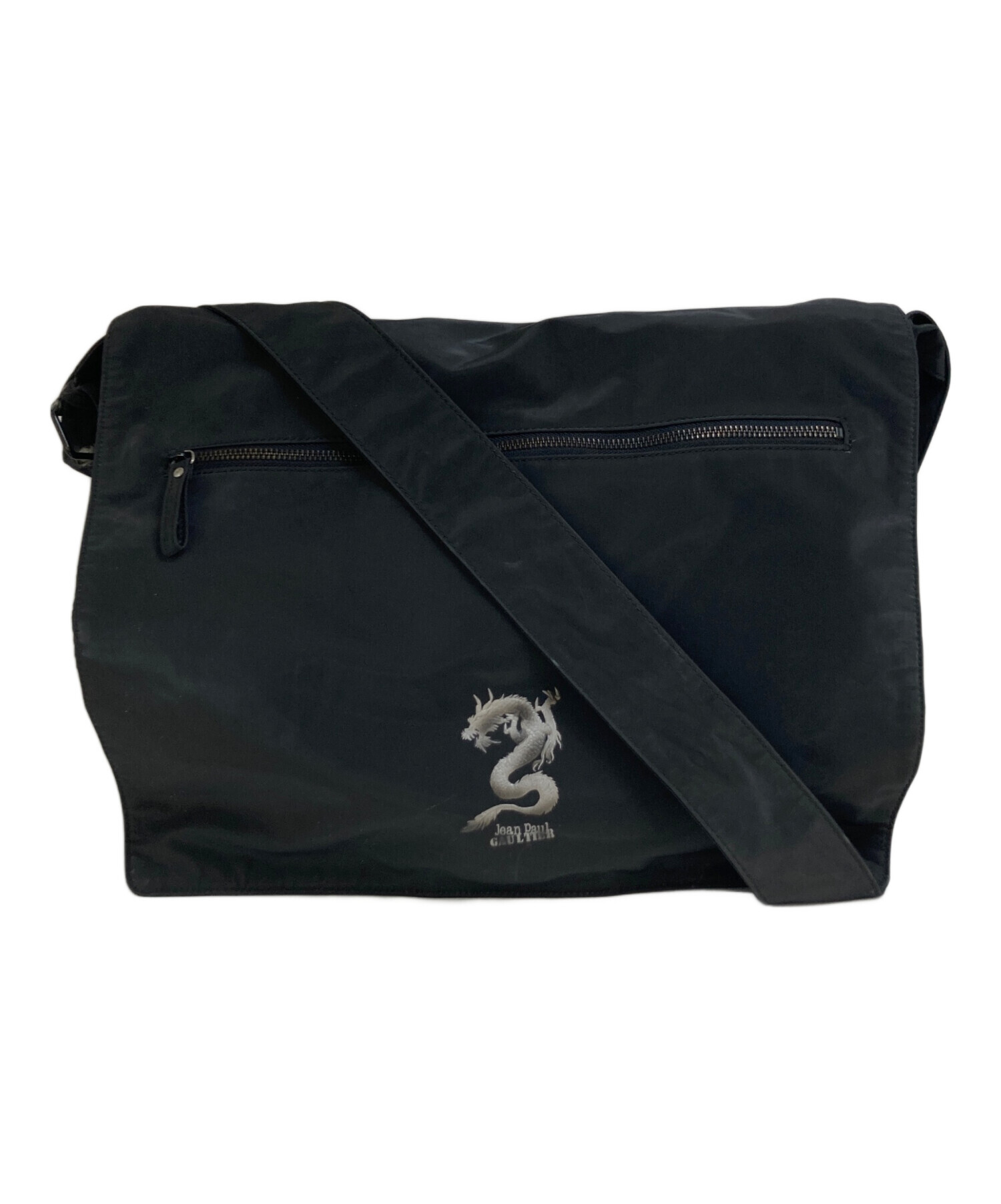 Jean Paul GAULTIER ジャン　ポール　ゴルチェ ショルダーバッグ メンズ 【古着】【中古】 中古・古着通販】Jean Paul GAULTIER (ジャンポールゴルチェ) ドラゴン