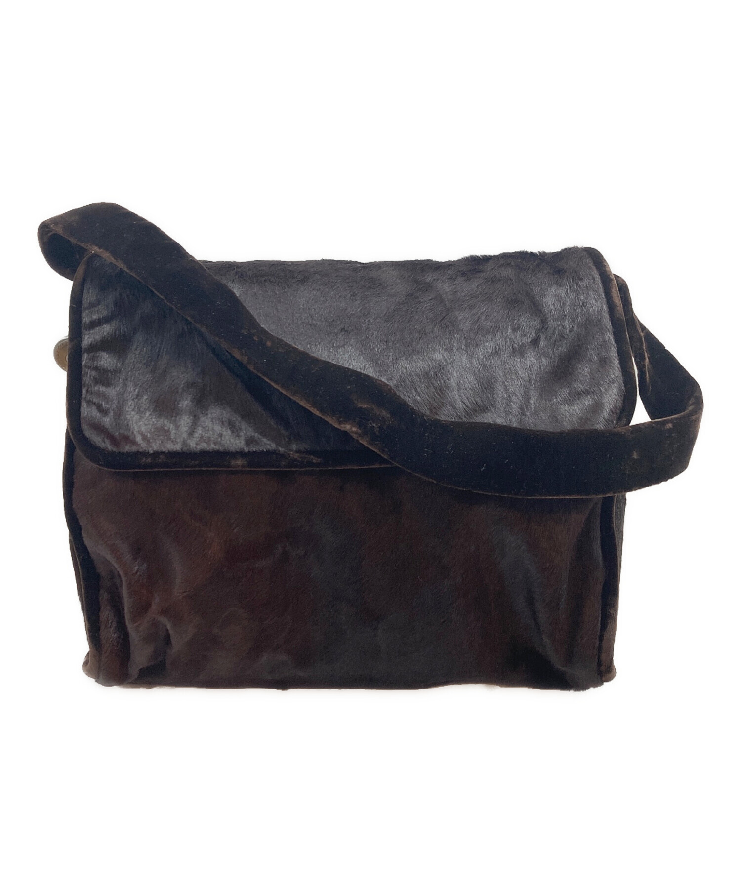 GIORGIO ARMANI ジョルジオアルマーニ ショルダーバッグ レディース 【古着】【中古】 中古・古着通販】GIORGIO ARMANI (ジョルジョアルマーニ) ハラコ