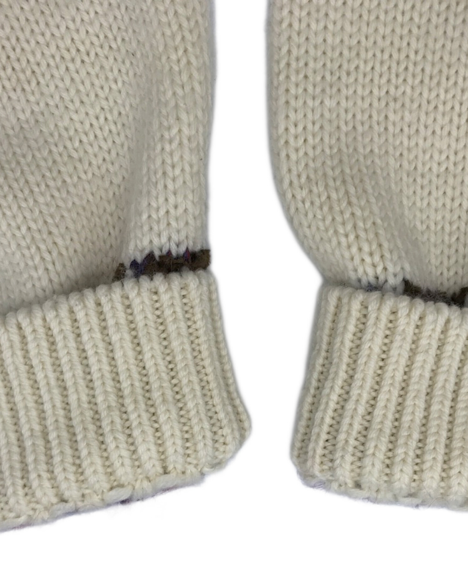 中古・古着通販】Coohem (コーヘン) NORDIC KNIT SWEATER ホワイト