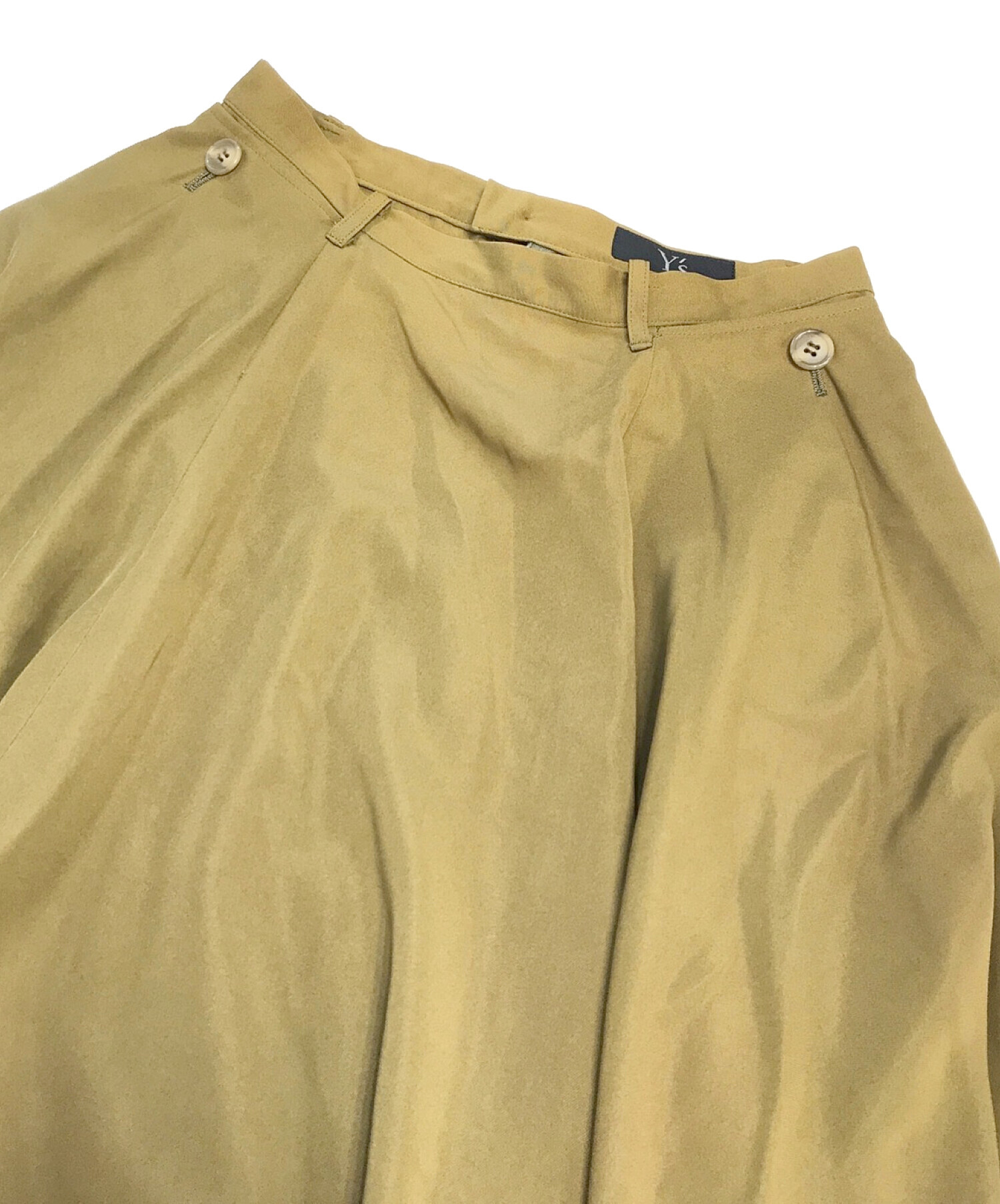 中古・古着通販】Y's (ワイズ) スカート カーキ サイズ:表記なし