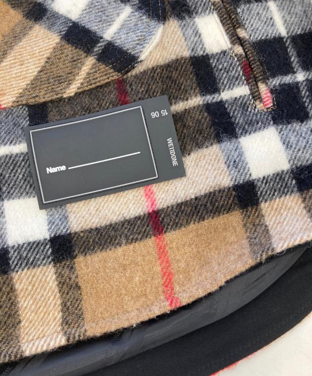 中古・古着通販】WE11DONE (ウェルダン) アノラックチェックジャケット