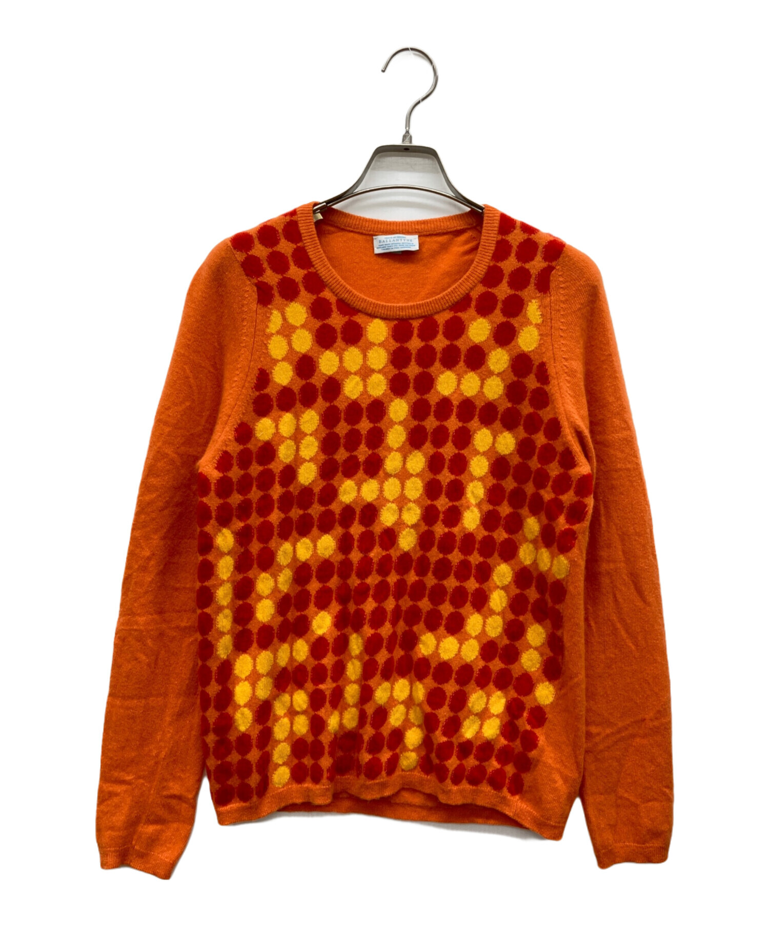 中古・古着通販】BALLANTYNE (バランタイン) ニット オレンジ サイズ