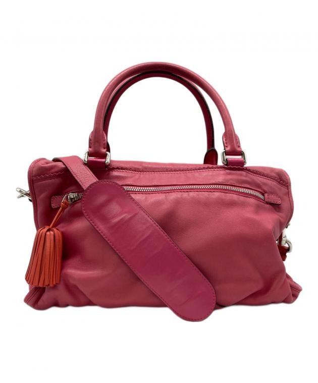 中古・古着通販】LOEWE (ロエベ) ハンドバッグ ピンク｜ブランド・古着