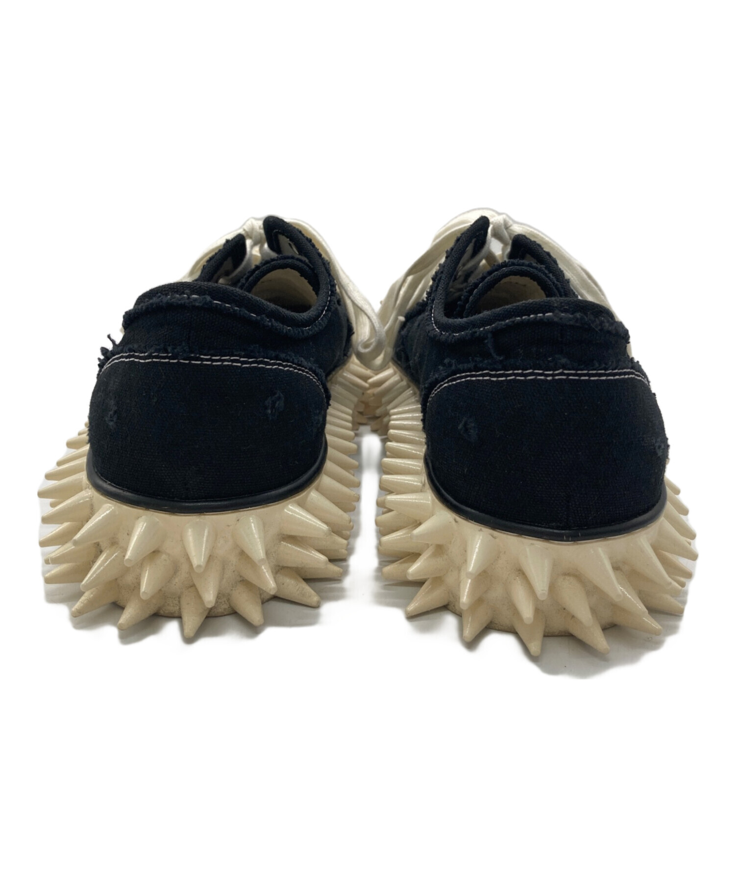 中古・古着通販】doublet (ダブレット) SPIKY CANVAS SNEAKER ブラック