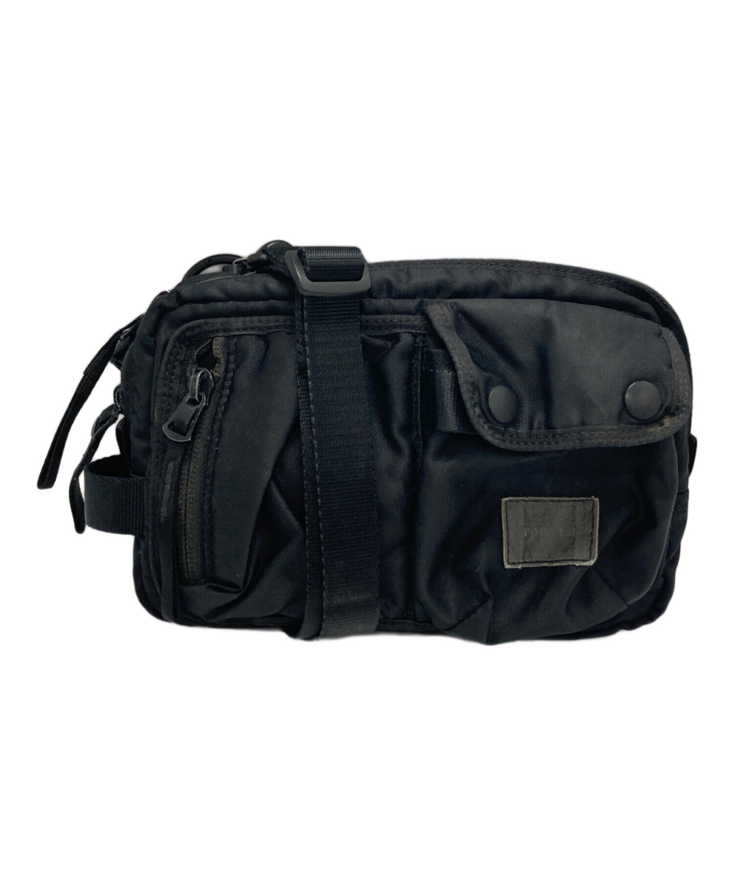 中古・古着通販】PORTER (ポーター) COMPART SHOULDER BAG ブラック