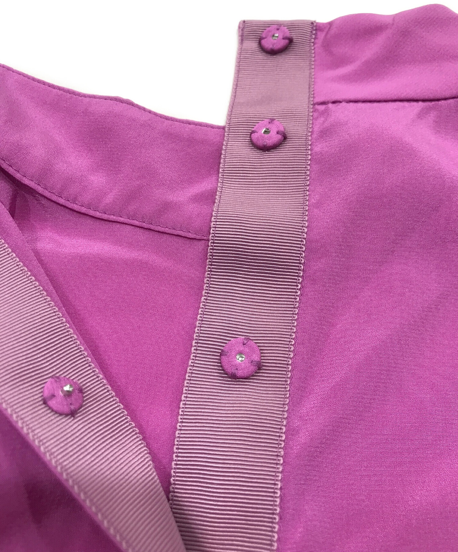 中古・古着通販】SOEJU (ソージュ) シルクストレッチボウタイブラウス