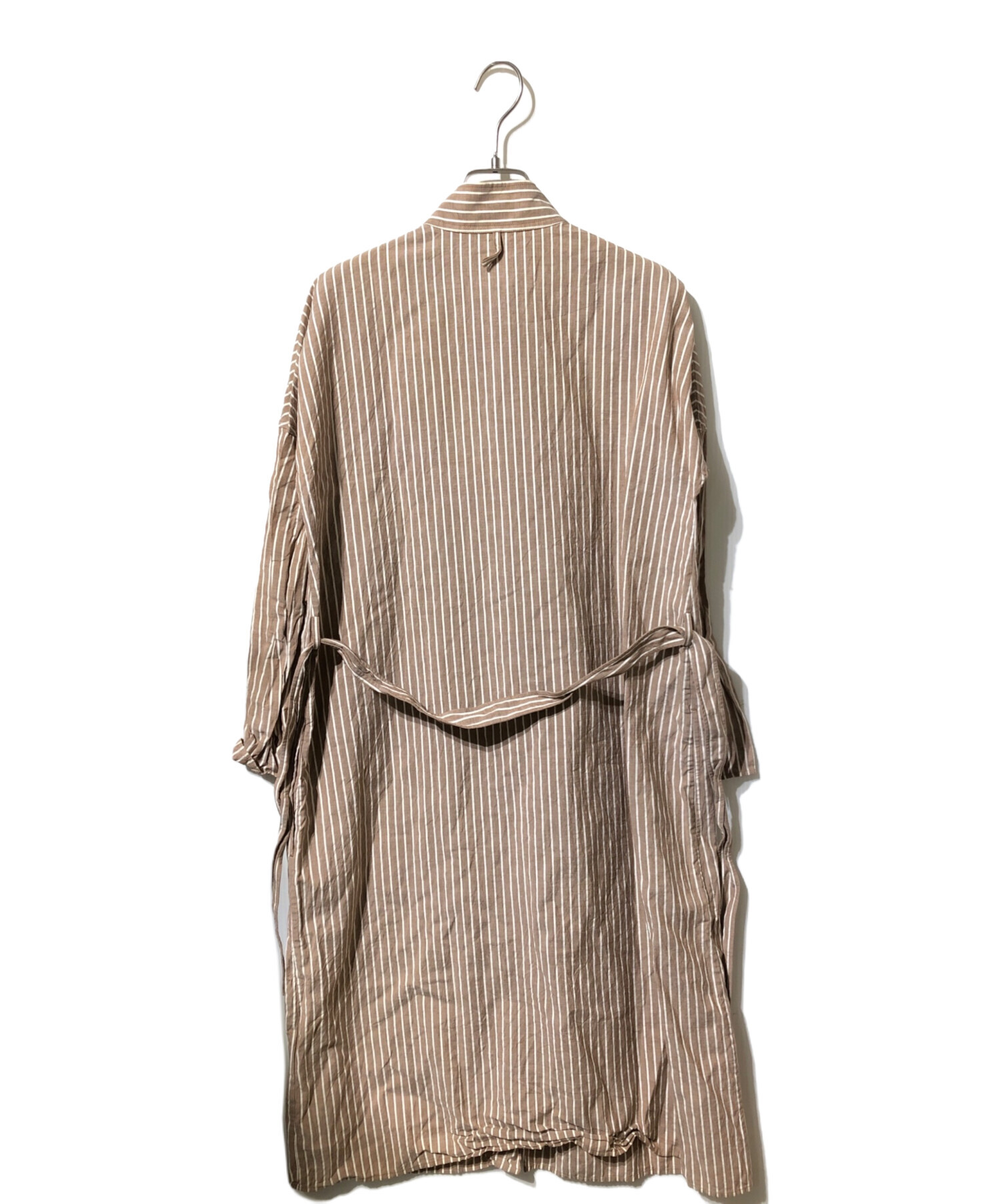 HERMES エルメス ワンピース レディース 【古着】【中古】 中古・古着通販】HERMES (エルメス) コットンリネンネップシャツ