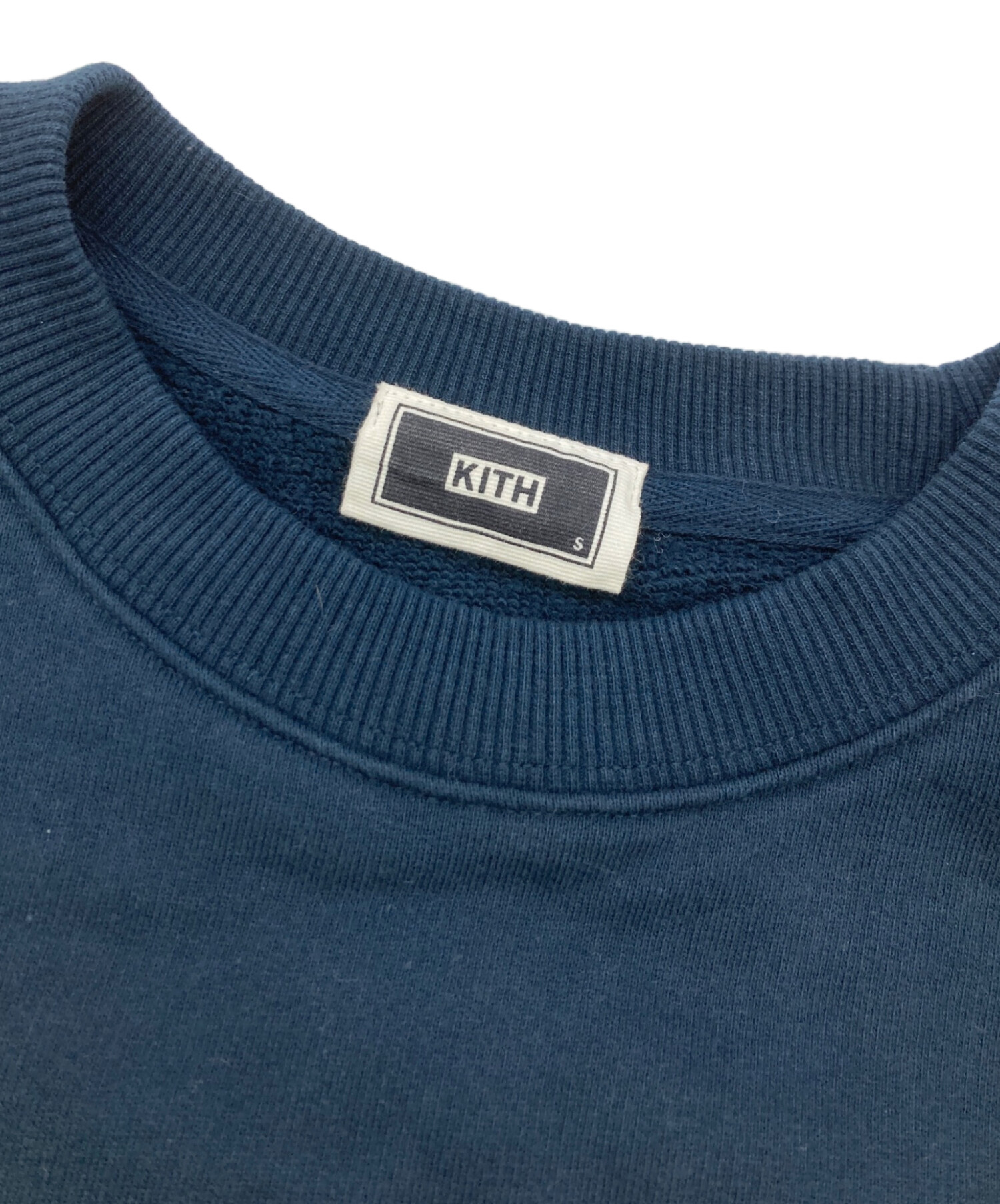 中古・古着通販】KITH (キス) Kithmas Teddy Nelson Crewneck ネイビー