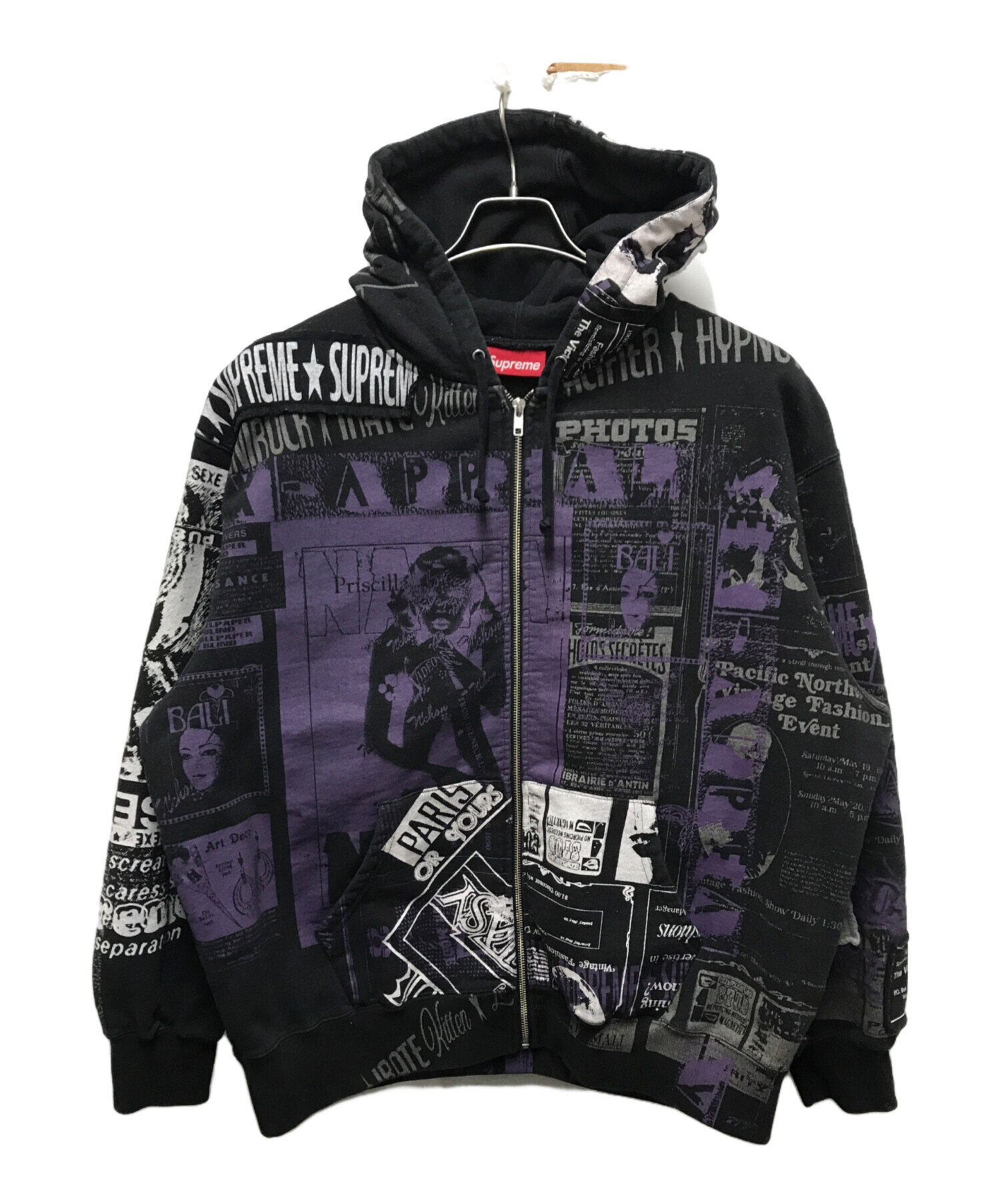 中古・古着通販】SUPREME (シュプリーム) Collage Zip Up Hooded