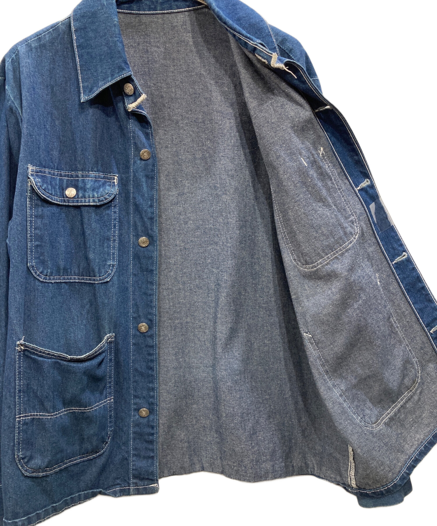 中古・古着通販】POINTER (ポインター) デニムカバーオール インディゴ