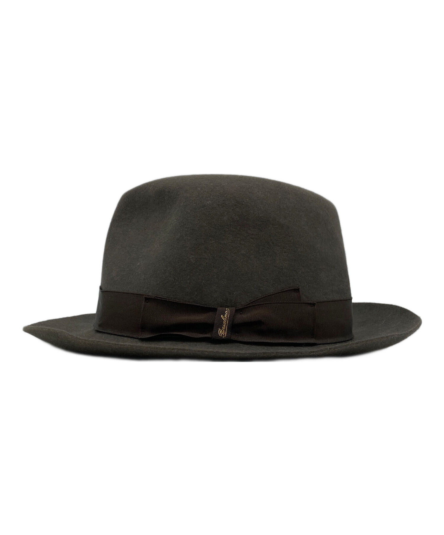 Borsalino ボルサリーノ ハット メンズ 【古着】【中古】 中古・古着通販】BORSALINO (ボルサリーノ) ラビットウールハット