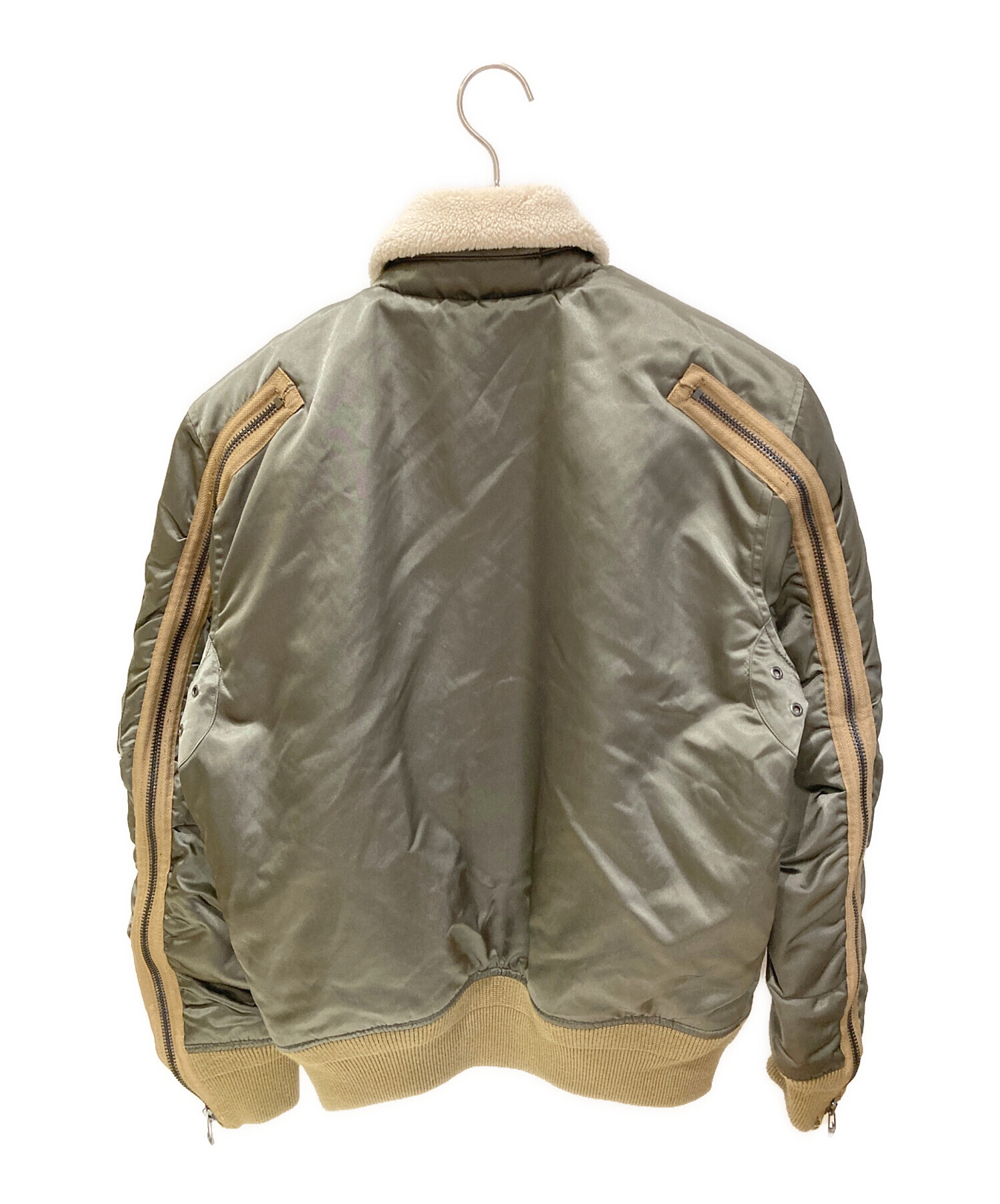 中古・古着通販】DIESEL (ディーゼル) ボア襟ミリタリーフライト