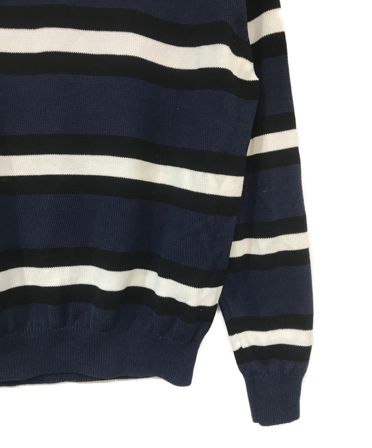 中古・古着通販】SOPHNET. (ソフネット) BORDER CREWNECK KNIT