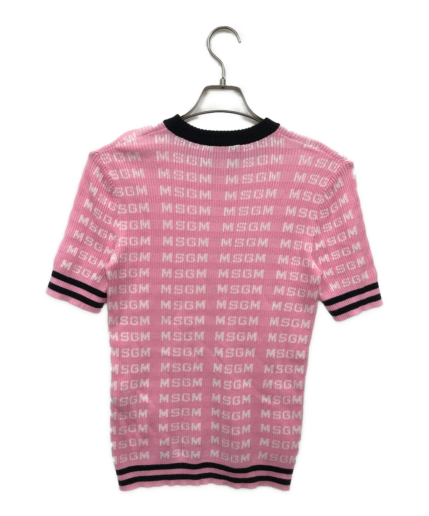 中古・古着通販】MSGM (エムエスジーエム) ニット ピンク サイズ:S