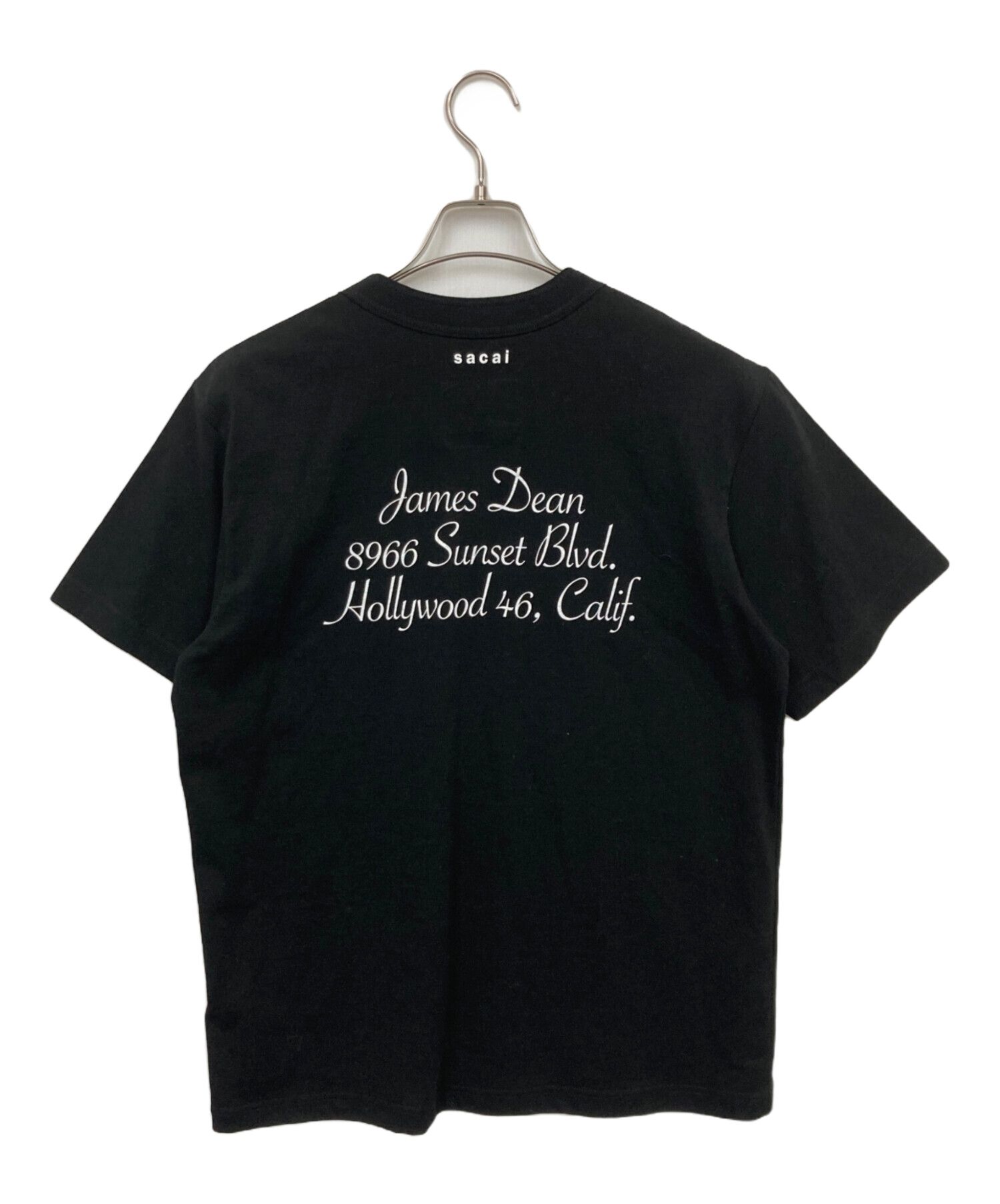 中古・古着通販】sacai (サカイ) James DeanTシャツ ブラック サイズ:2