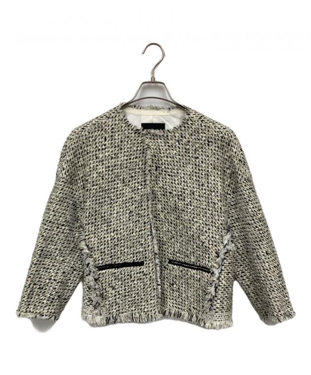 中古・古着通販】DRAWER (ドゥロワー) ジャケット ホワイト サイズ:36