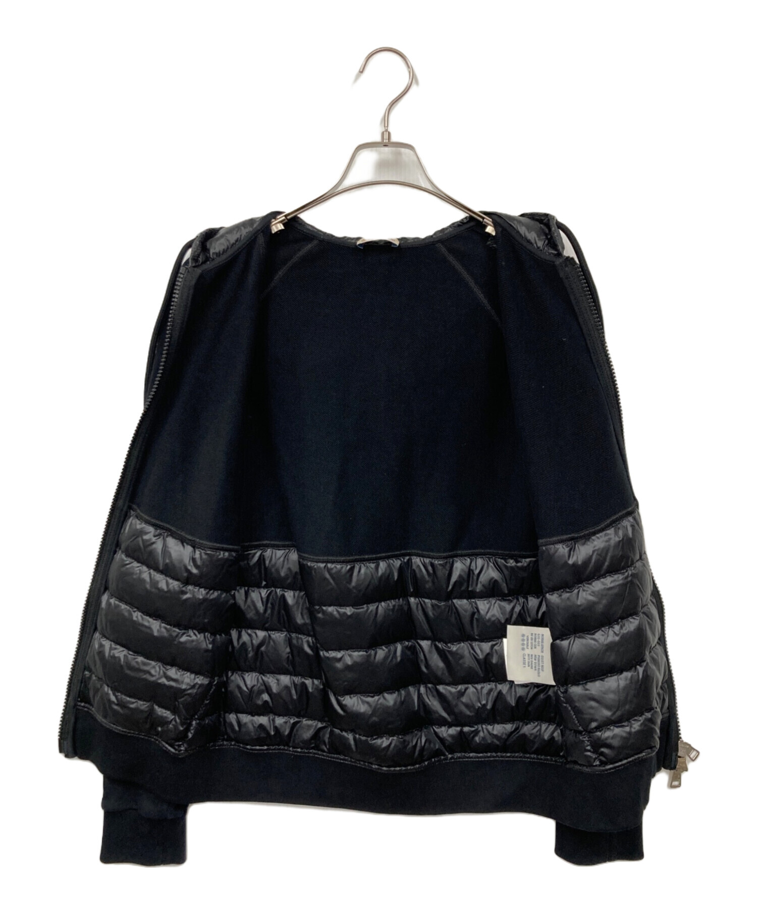 中古・古着通販】MONCLER (モンクレール) パーカー ブラック サイズ:S