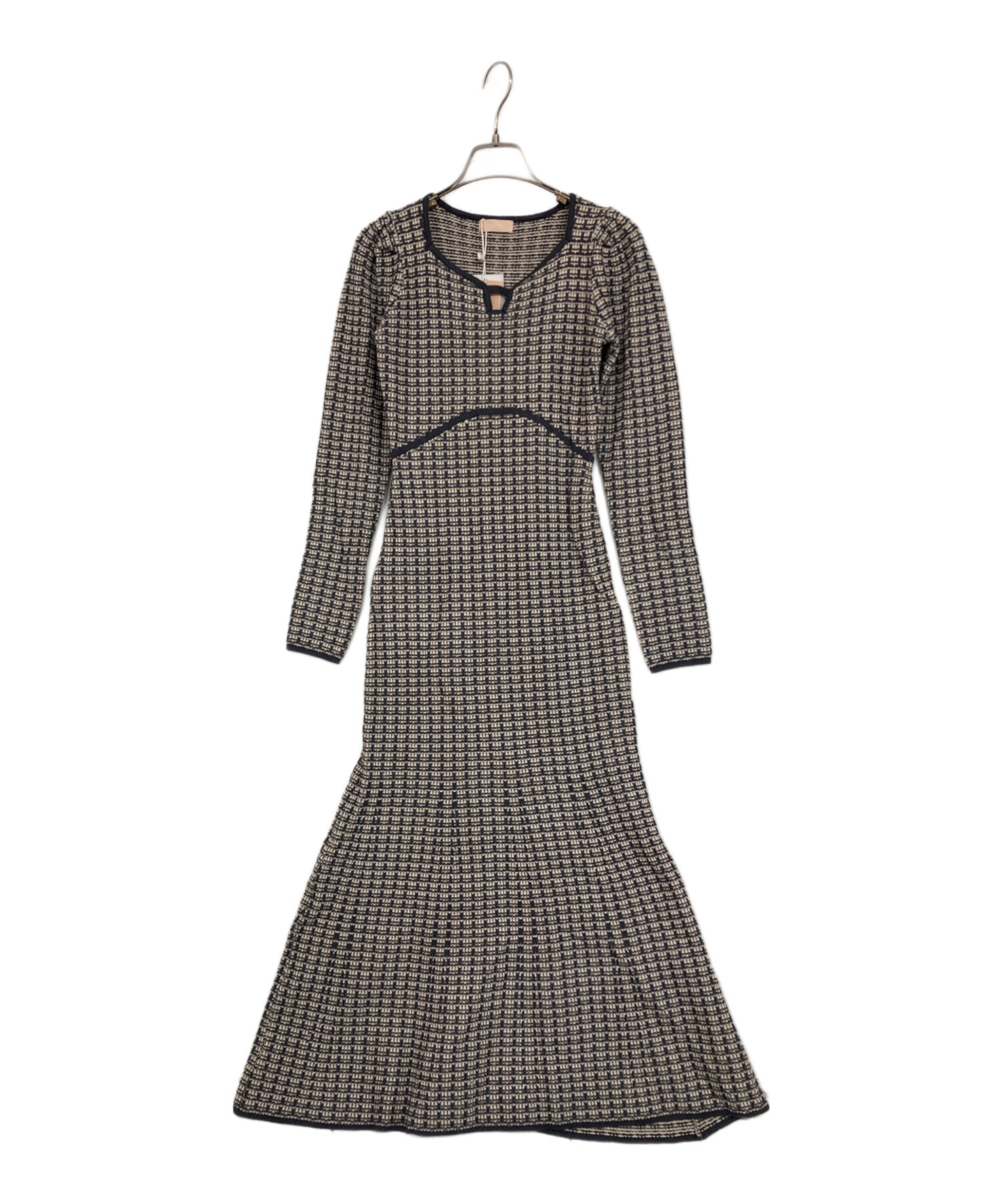 中古・古着通販】Resexxy (リゼクシー) バイカラーツイードニット