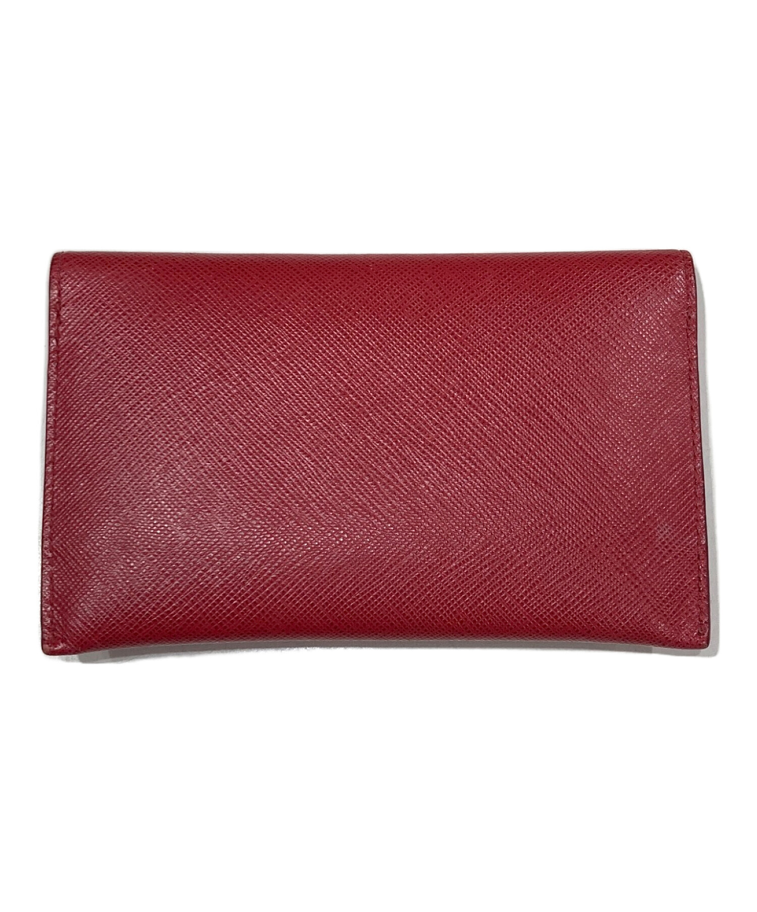 中古・古着通販】PRADA (プラダ) サフィアーノワイドカードケース
