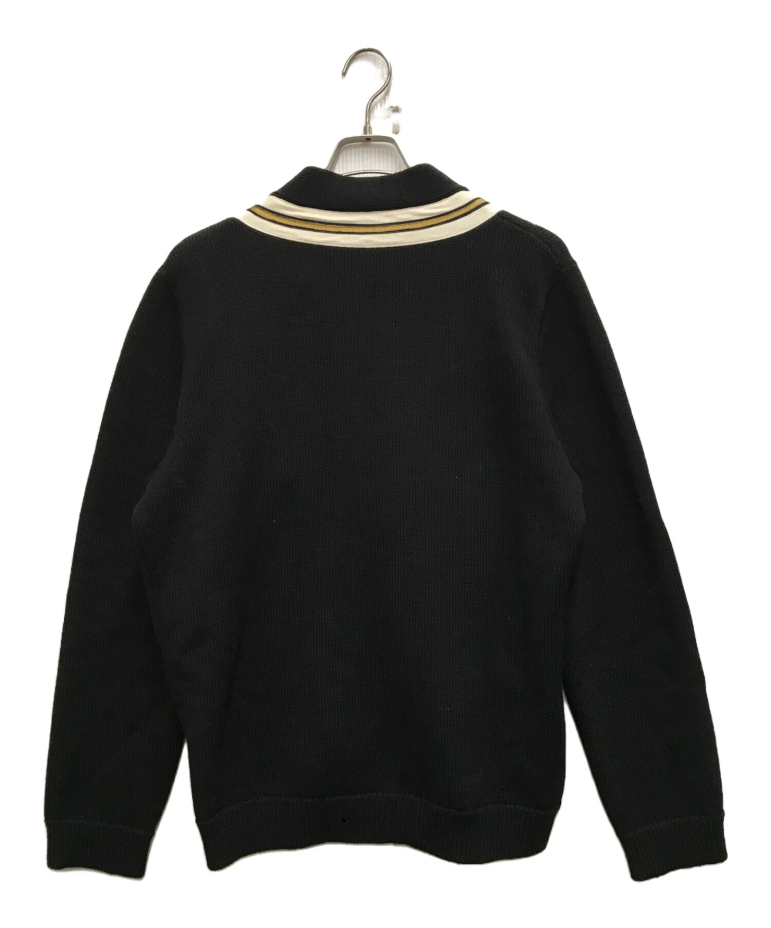 中古・古着通販】GUCCI (グッチ) beeパッチカーディガン ブラック