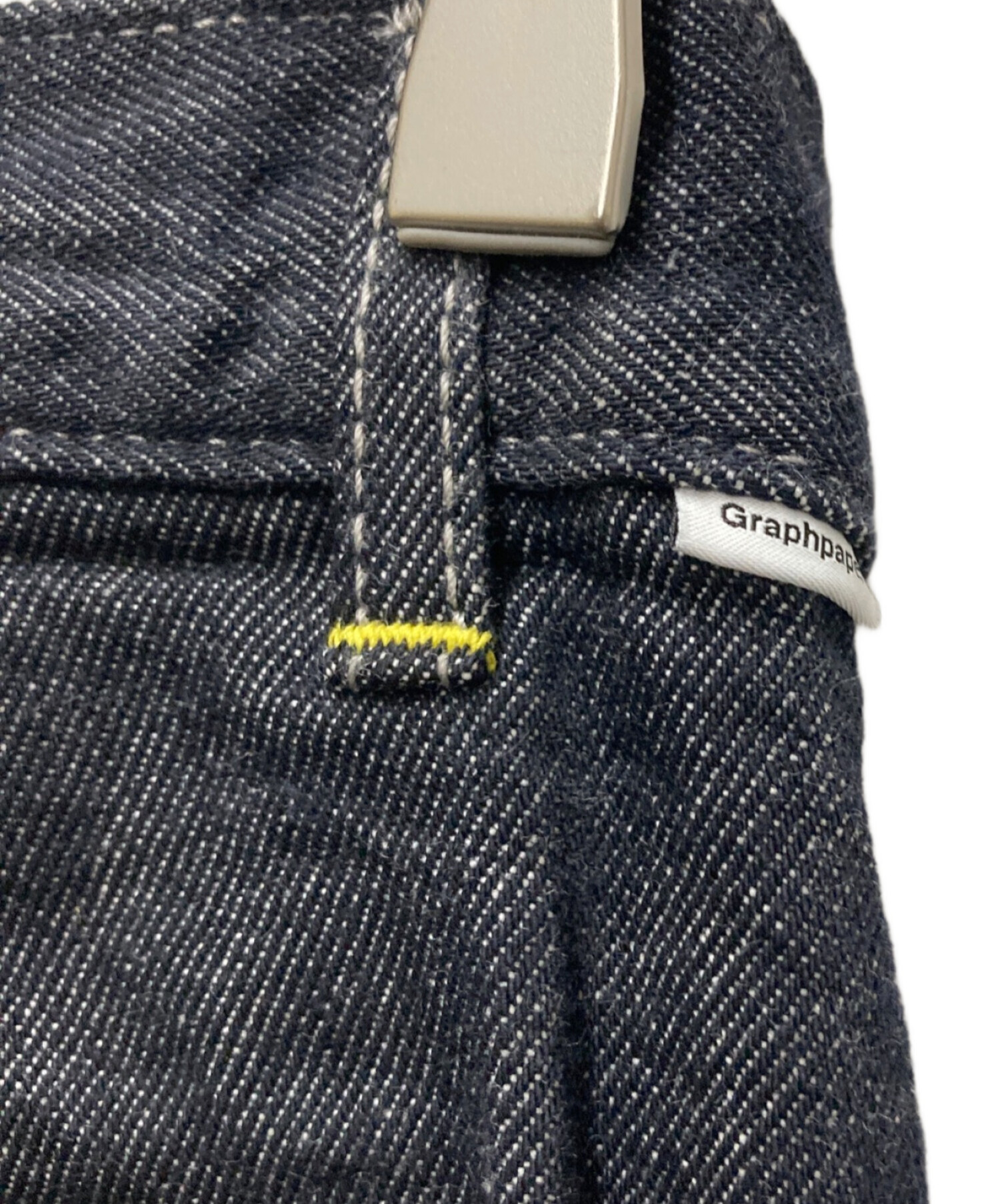 中古・古着通販】Graphpaper (グラフペーパー) デニムパンツ ブラック