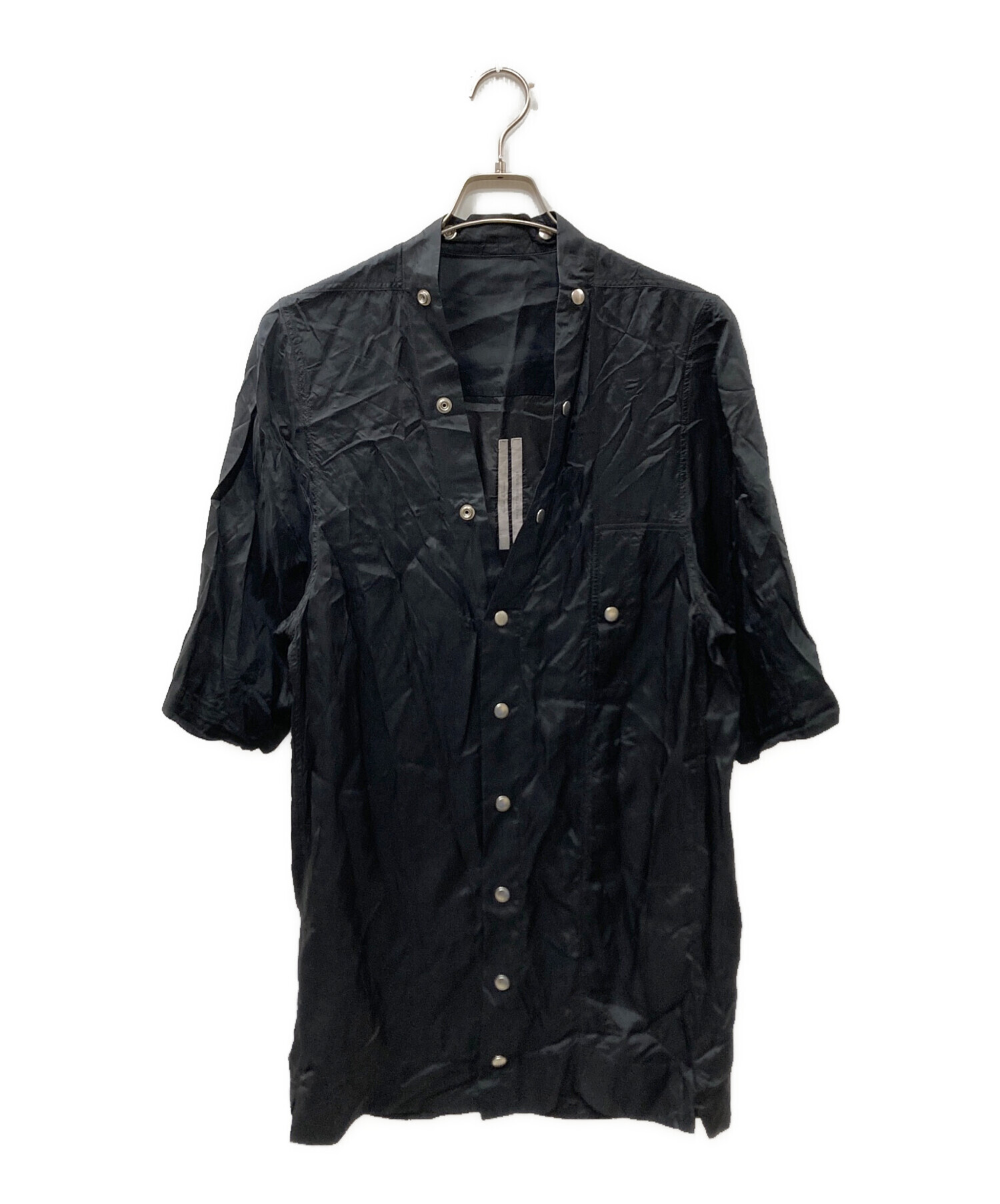 リックオウエンス サイズ:48  21SS  RU21S6294-J Short Sleeved Faun Shirt ラリー半袖シャツ 中古 BS99 中古・古着通販】RICK OWENS (リックオウエンス) 21SS Short Sleeved