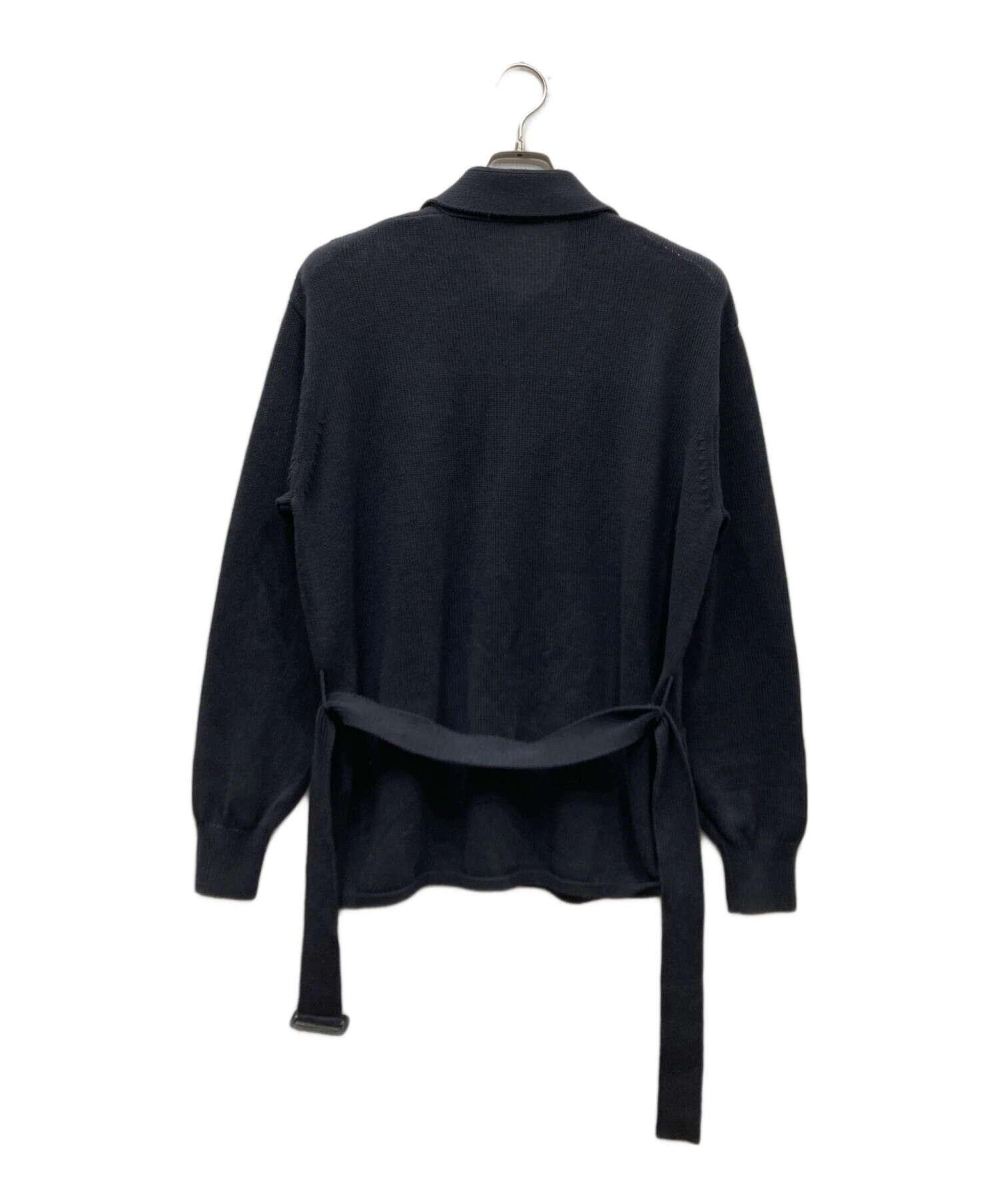 中古・古着通販】AURALEE (オーラリー) ニットカーディガン ネイビー