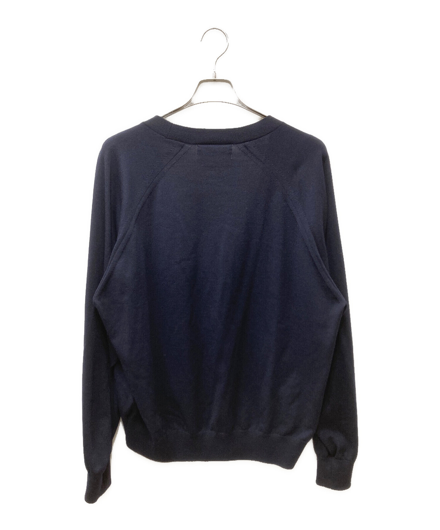 中古・古着通販】everyone (エブリワン) ニットカーディガン ネイビー