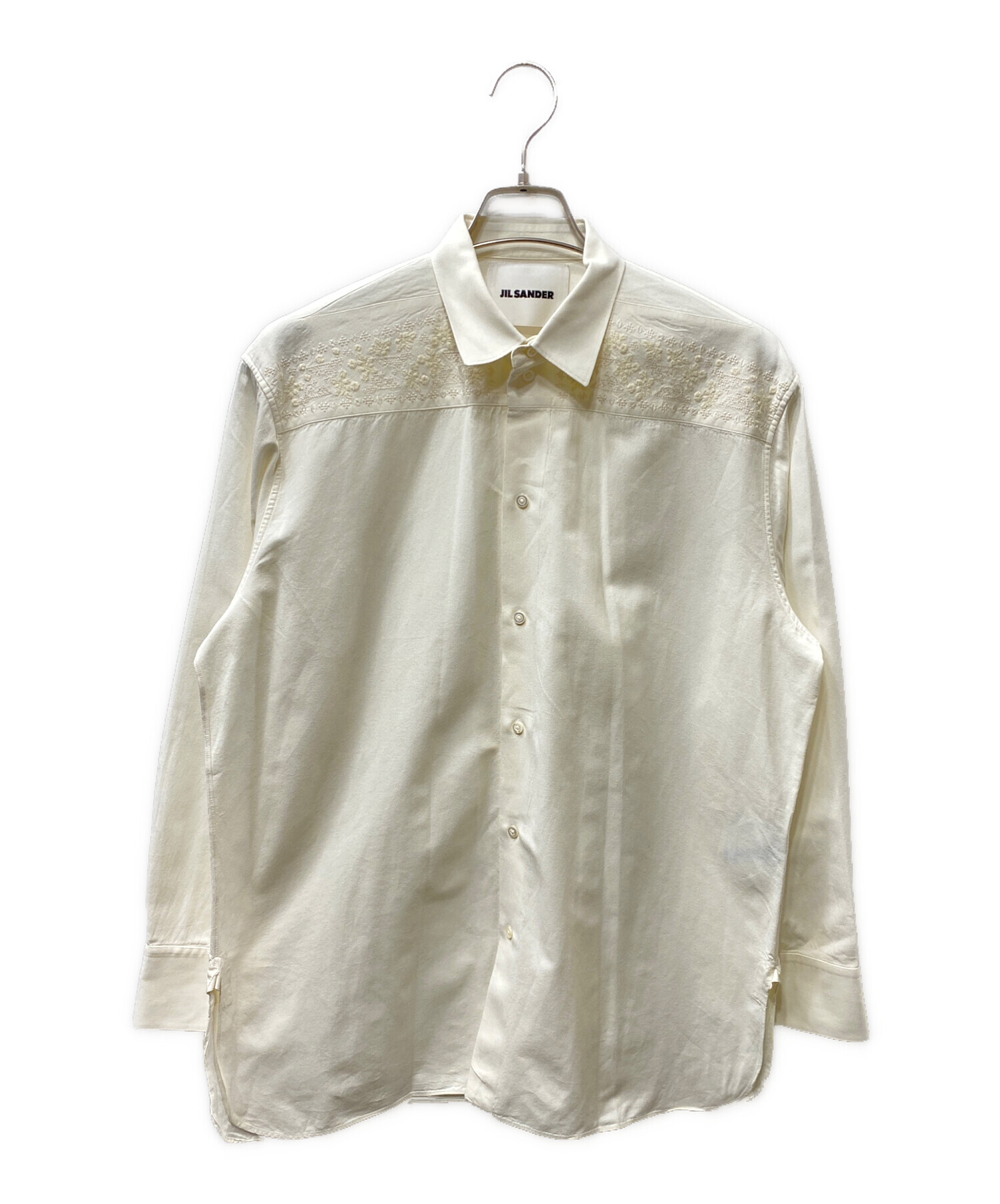 中古・古着通販】JIL SANDER (ジルサンダー) エンブロイダリーシャツ
