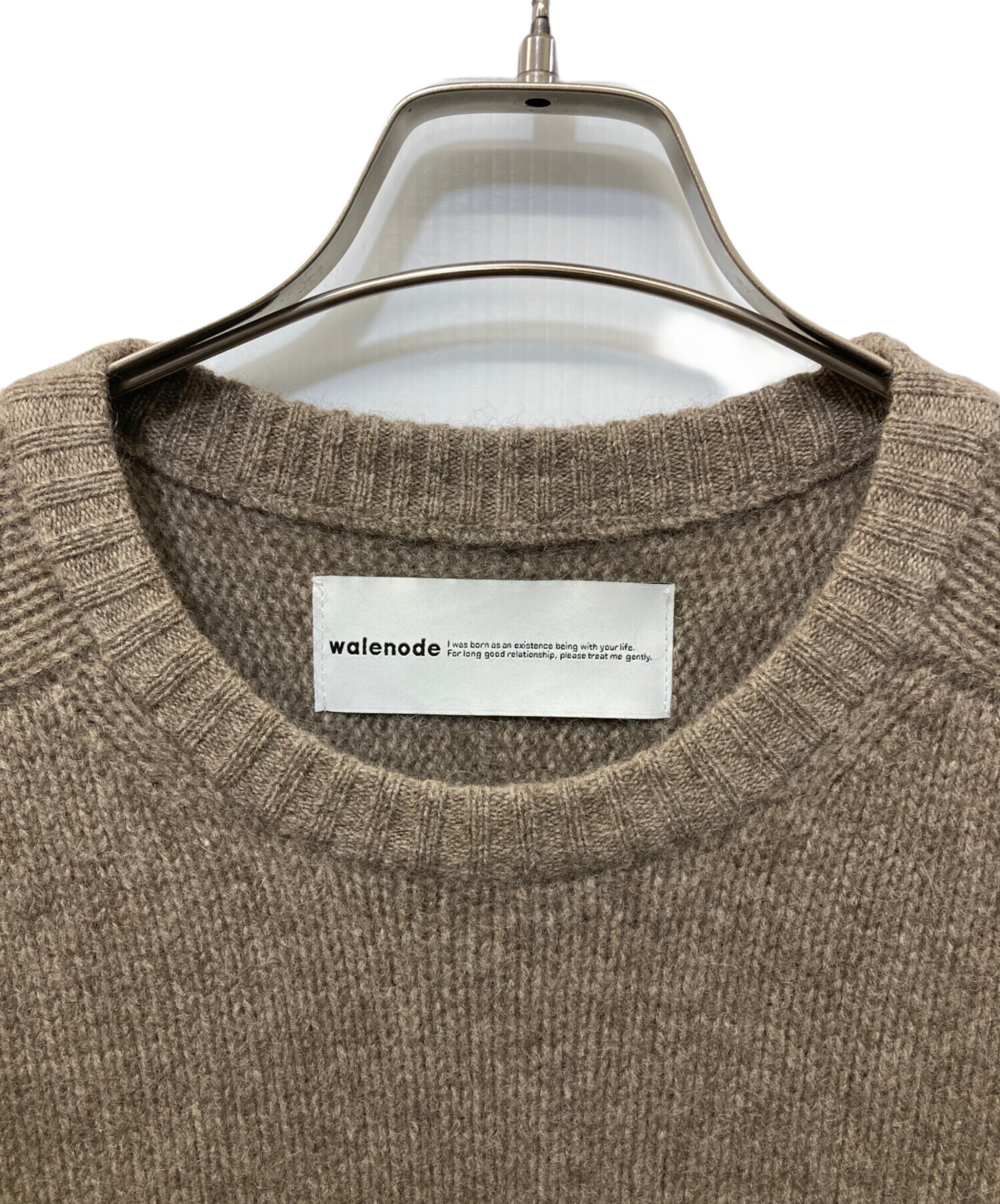 中古・古着通販】walenode (ウェルノード) ヤク クルーネックニット