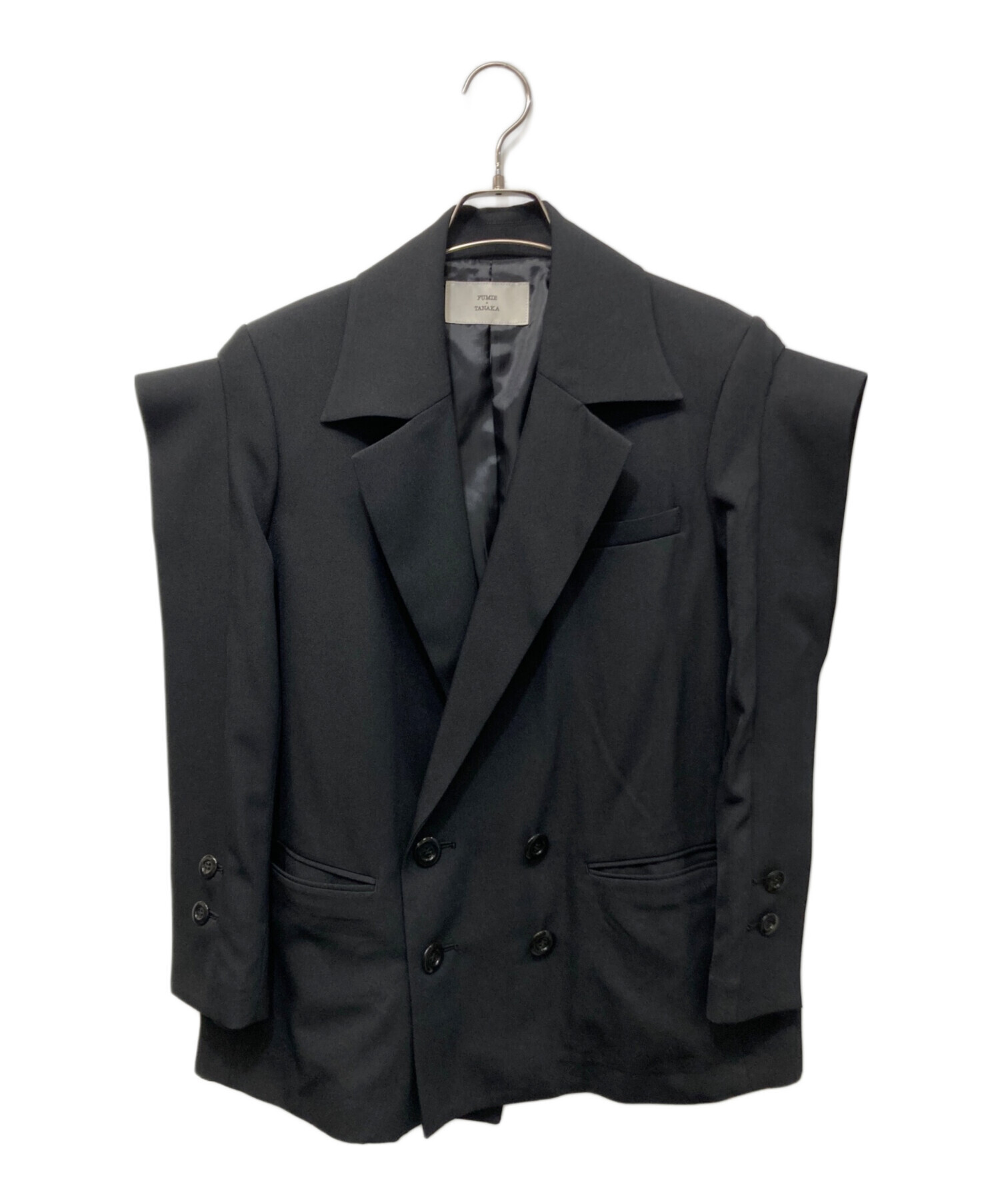 中古・古着通販】FUMIE=TANAKA (フミエタナカ) hole JK ブラック