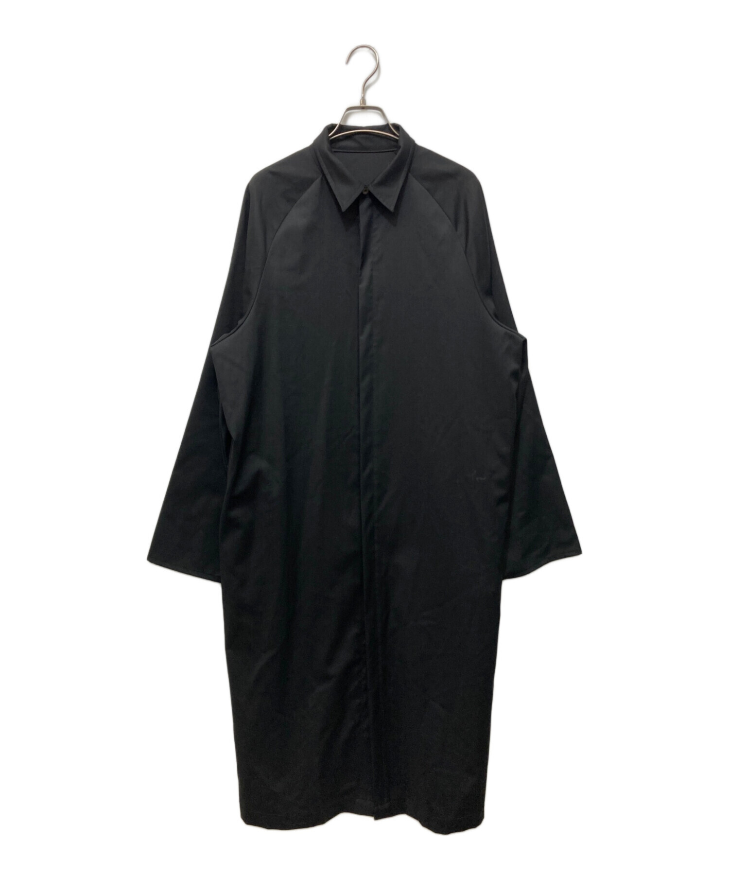 中古・古着通販】kujaku (クジャク) ウールギャバシャツワンピース