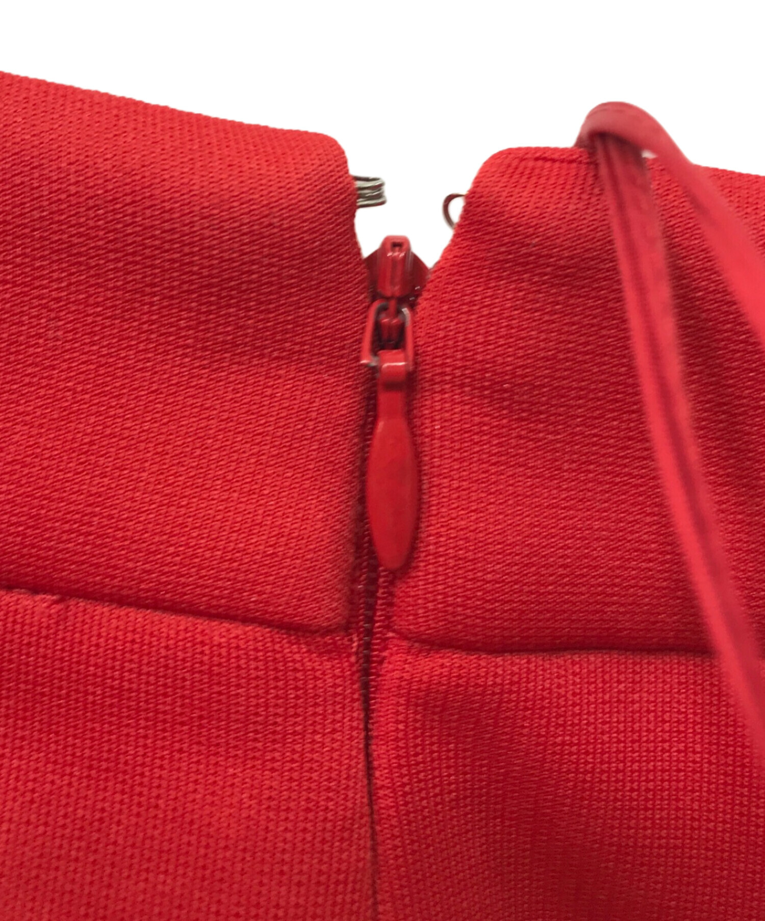 中古・古着通販】PRADA (プラダ) ロングスカート レッド サイズ:SIZE